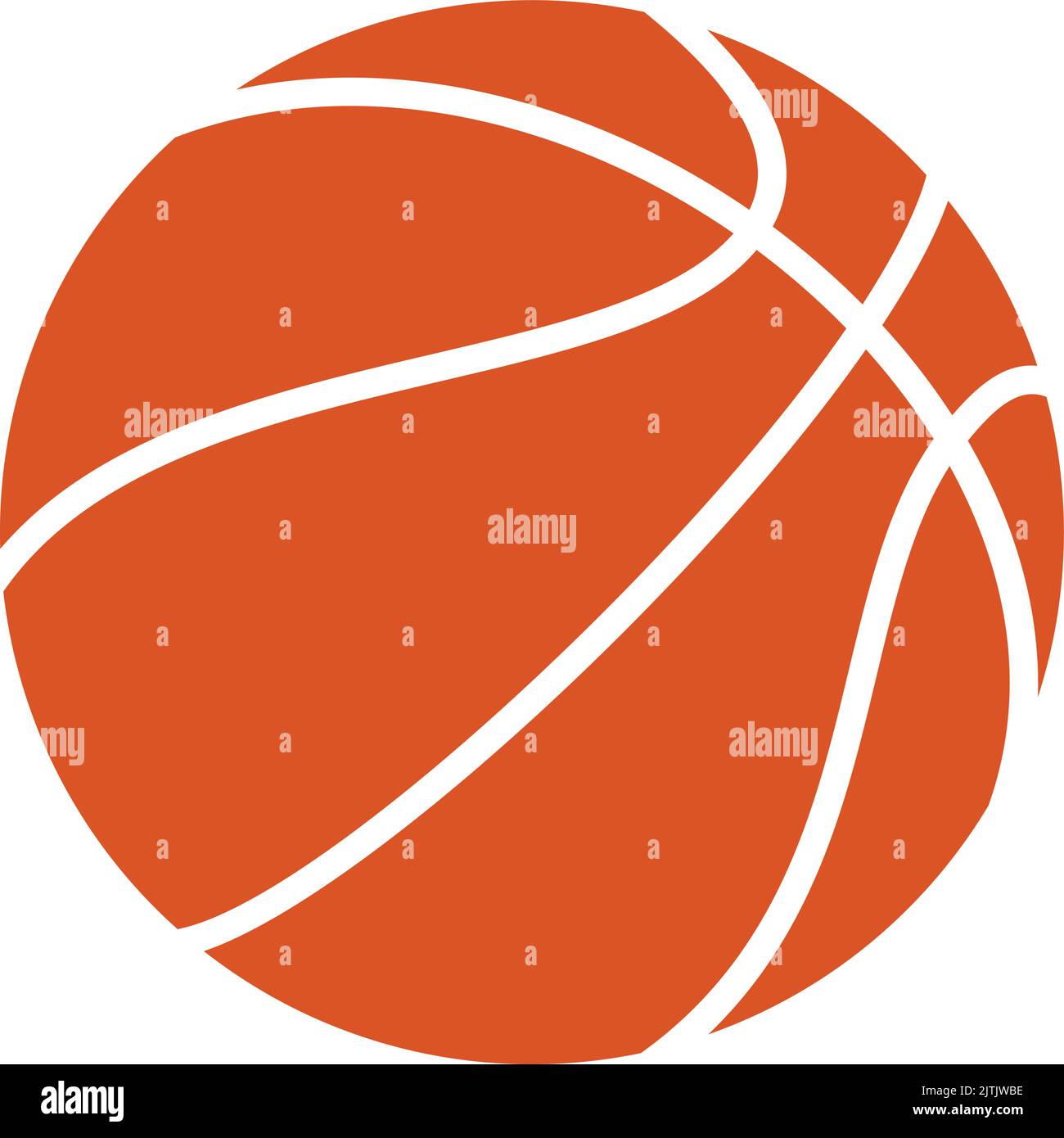 Basketball ball icon. Team sport league symbol Stock Vector Image & Art ...