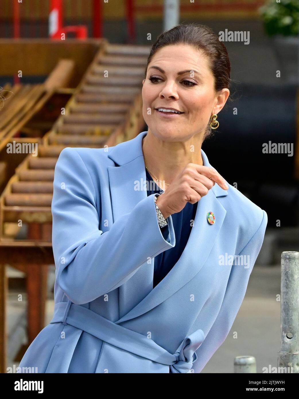 Crown Princess Victoria at the naming ceremony of the Victoria Lock in ...