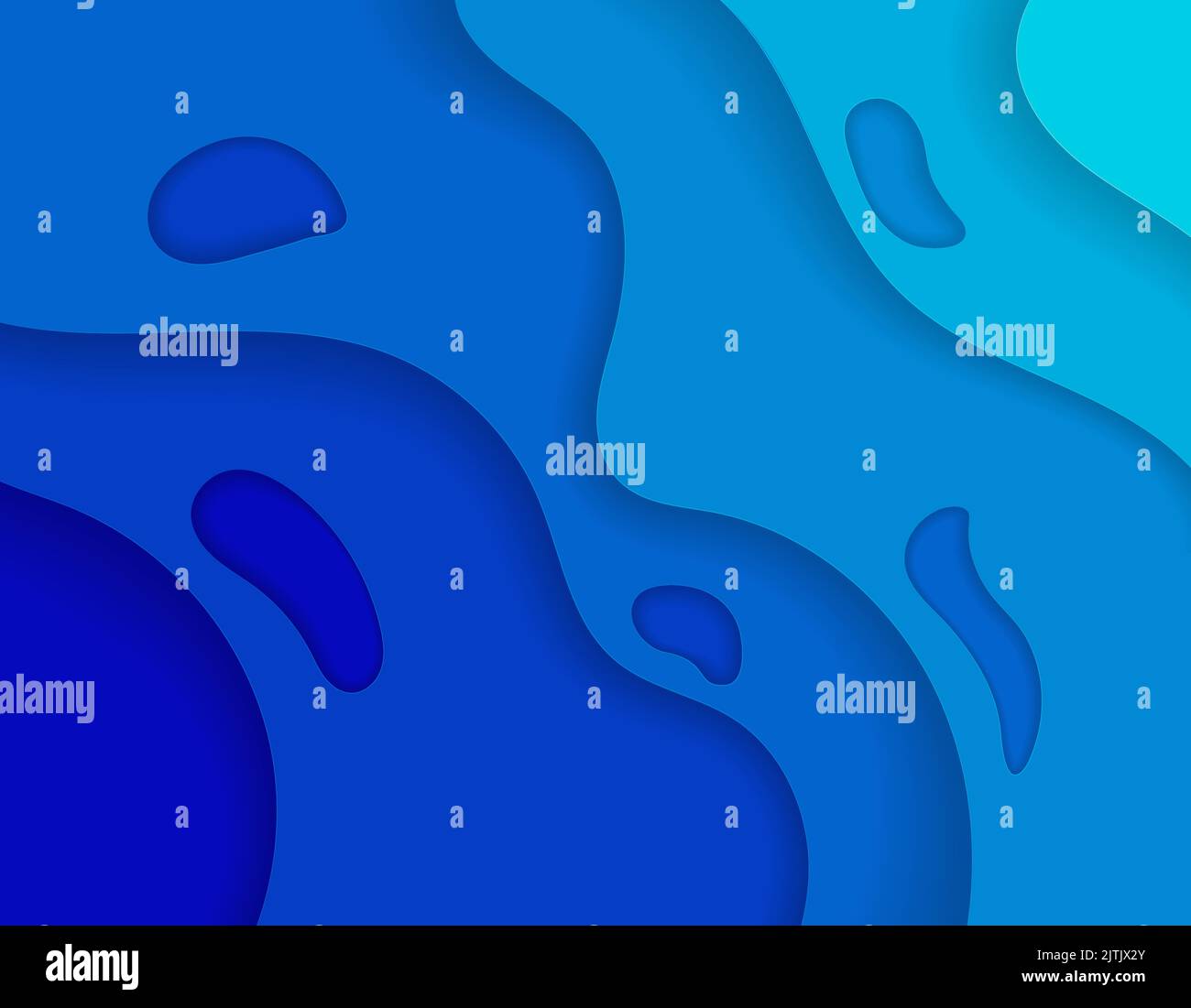 3d Paper cut backdrop. Abstract geometric shape Stock Vector Image ...