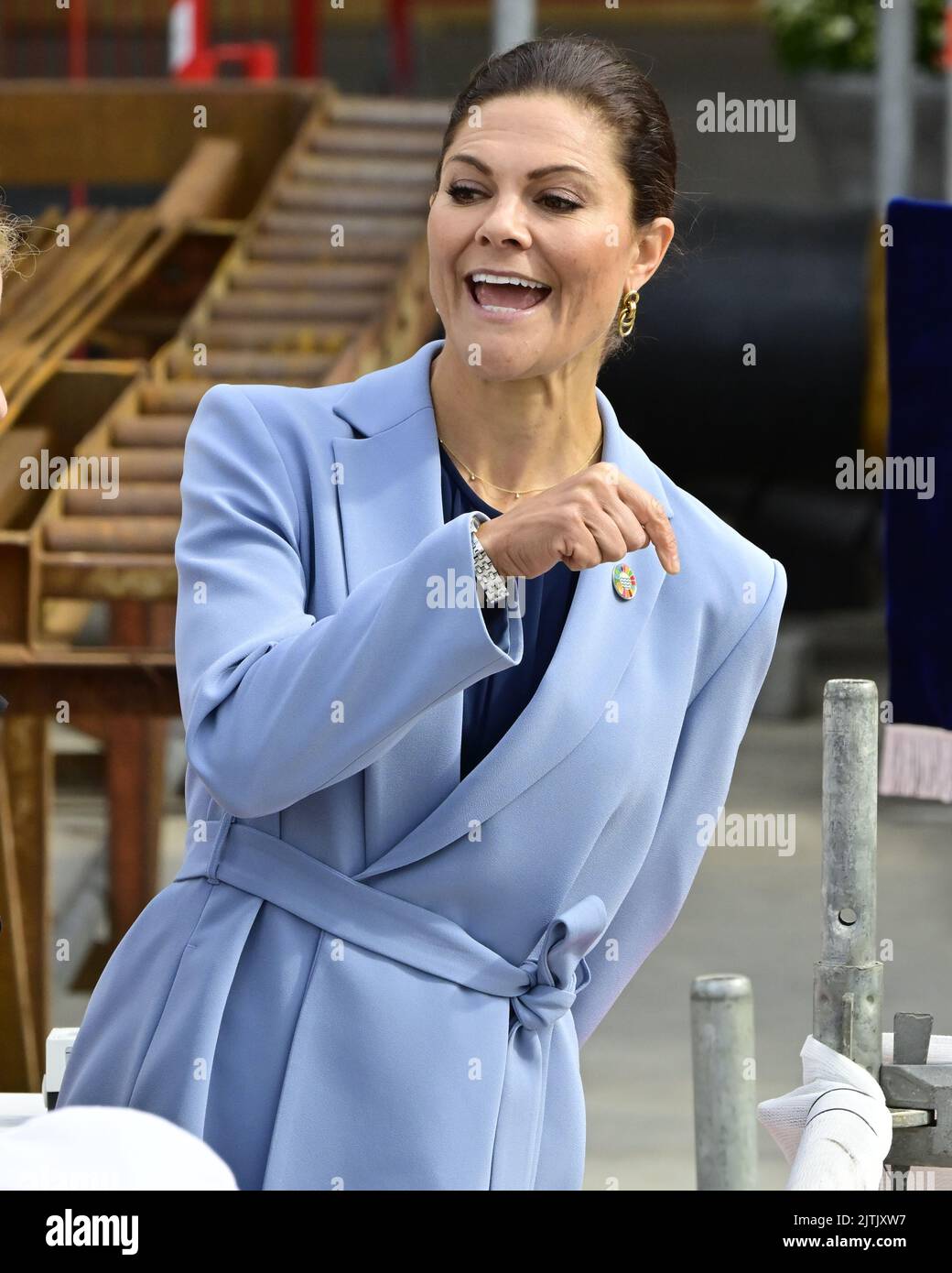 Crown Princess Victoria at the naming ceremony of the Victoria Lock in ...