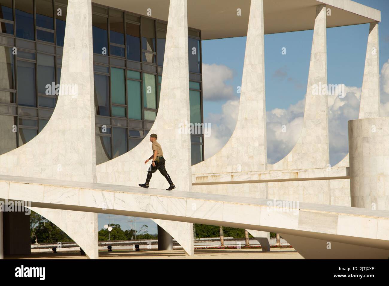 Brasília, Federal District, Brazil – December 25, 2022: A soldier on ...