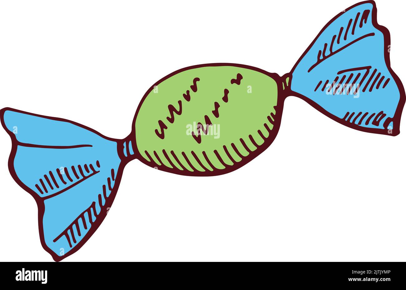 Candy wrapped green Stock Vector Images - Alamy