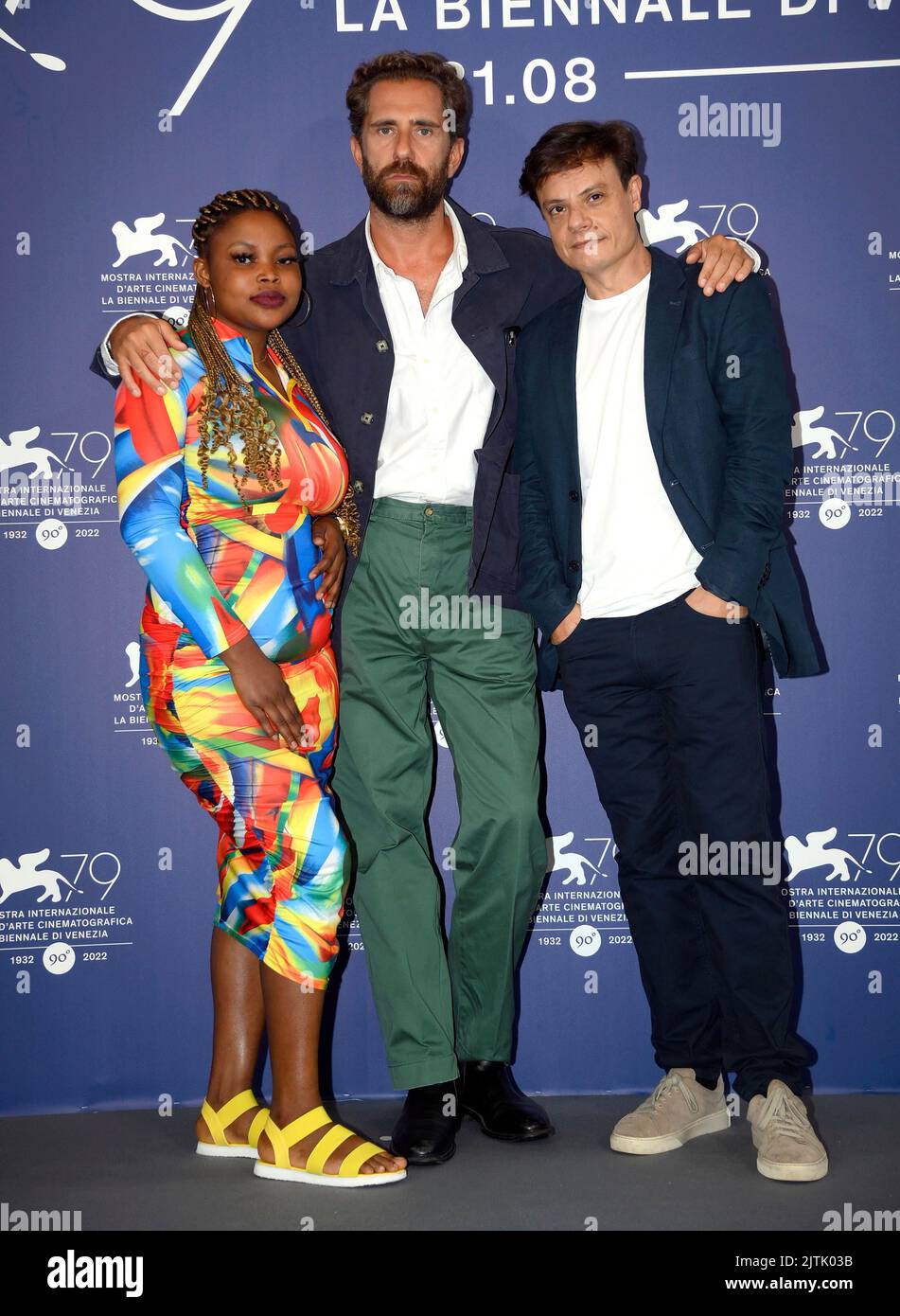 August 31, 2022, VENICE, ITALY: Actress Glory Kevin (L) Italian ...