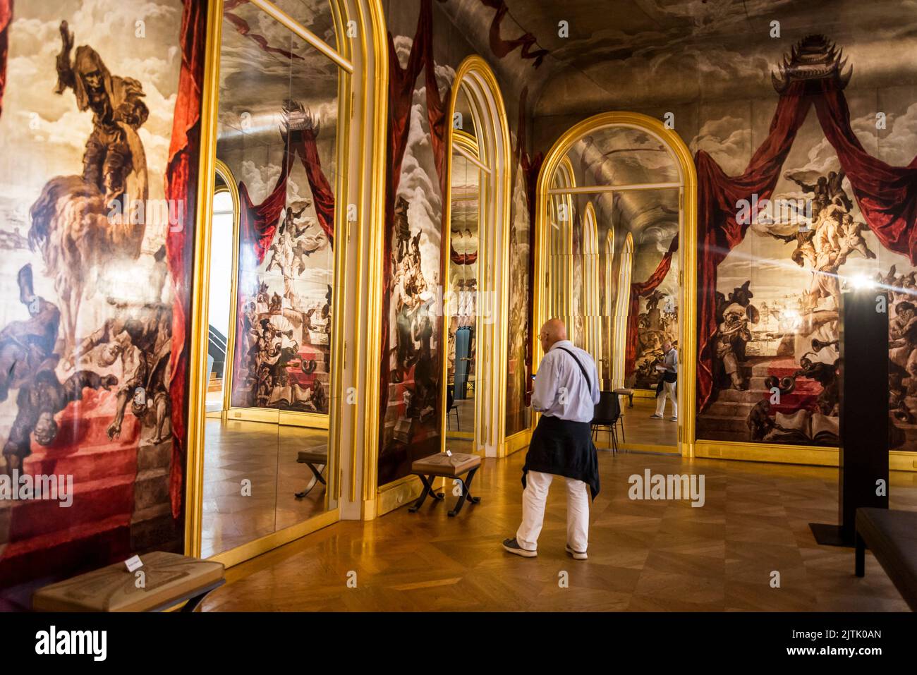 The ballroom of the Hotel Wendel, Carnavalet Museum, a museum dedicated ...