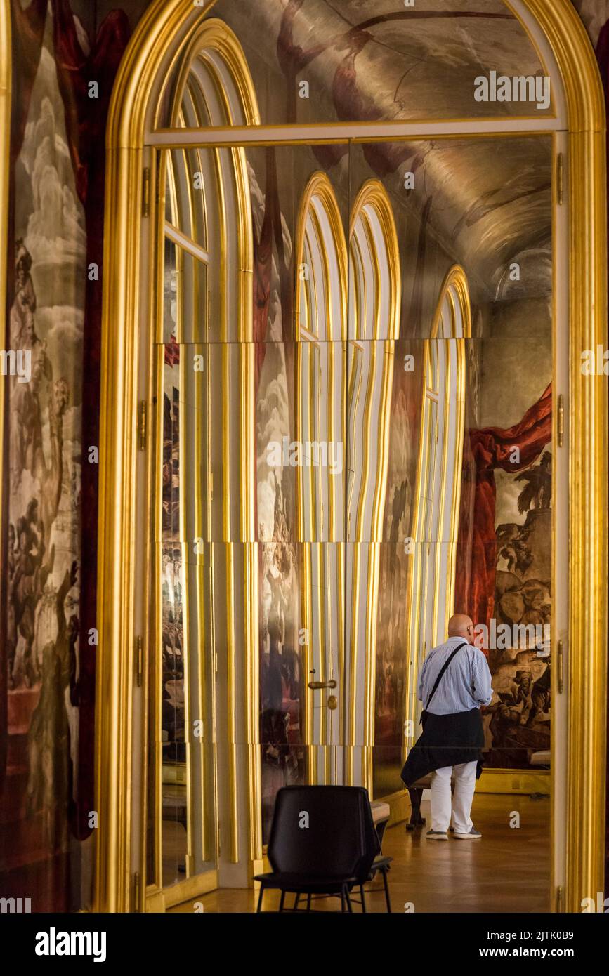The ballroom of the Hotel Wendel, Carnavalet Museum, a museum dedicated ...