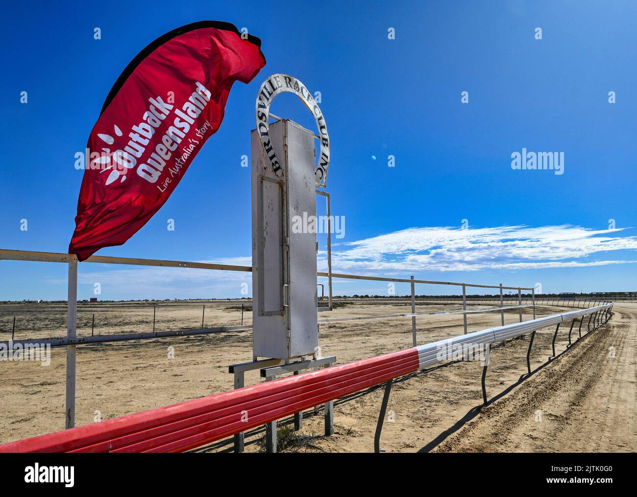 The famous Birdsville Race track in the outback of Australia Stock ...