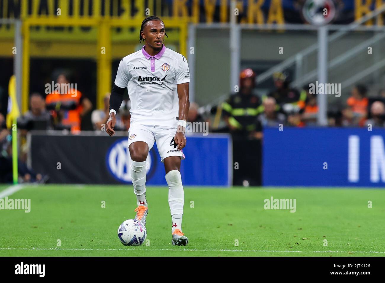 Emanuel Aiwu of US Cremonese in action during the Serie A 2022/23 ...