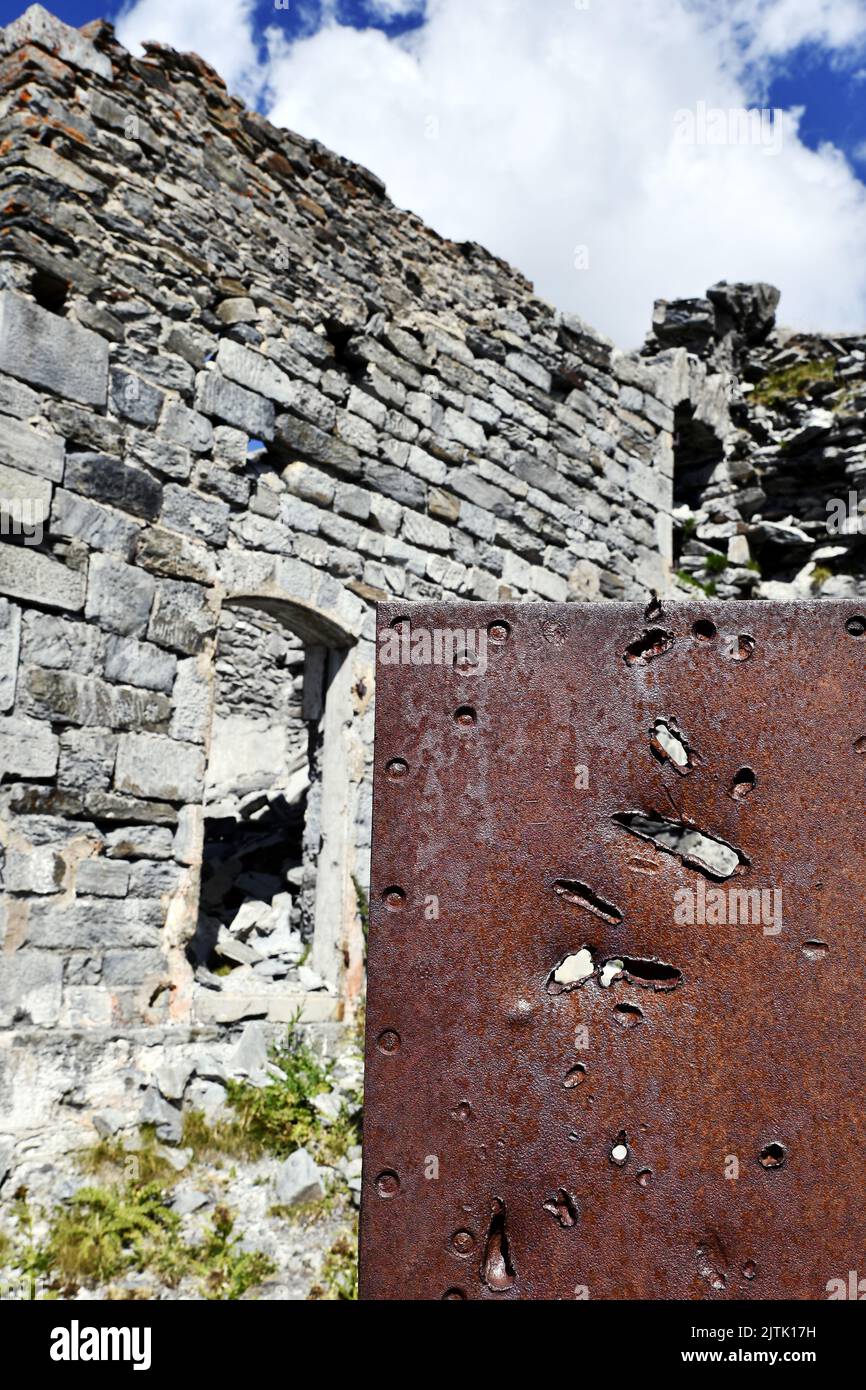 Fort de la Redoute Ruinée - La Rosière - French Alps - Savoie - France ...