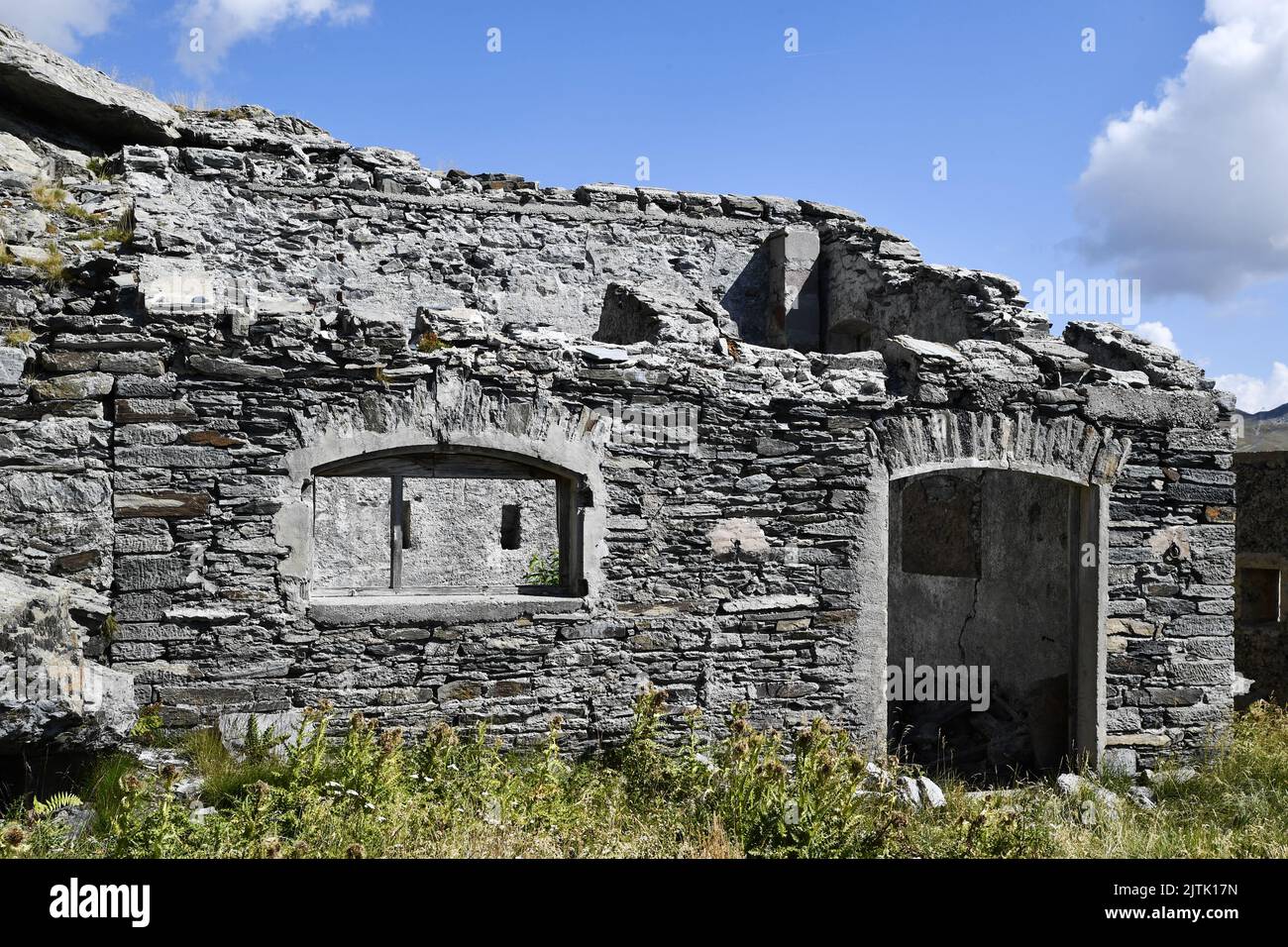 Fort de la Redoute Ruinée - La Rosière - French Alps - Savoie - France ...