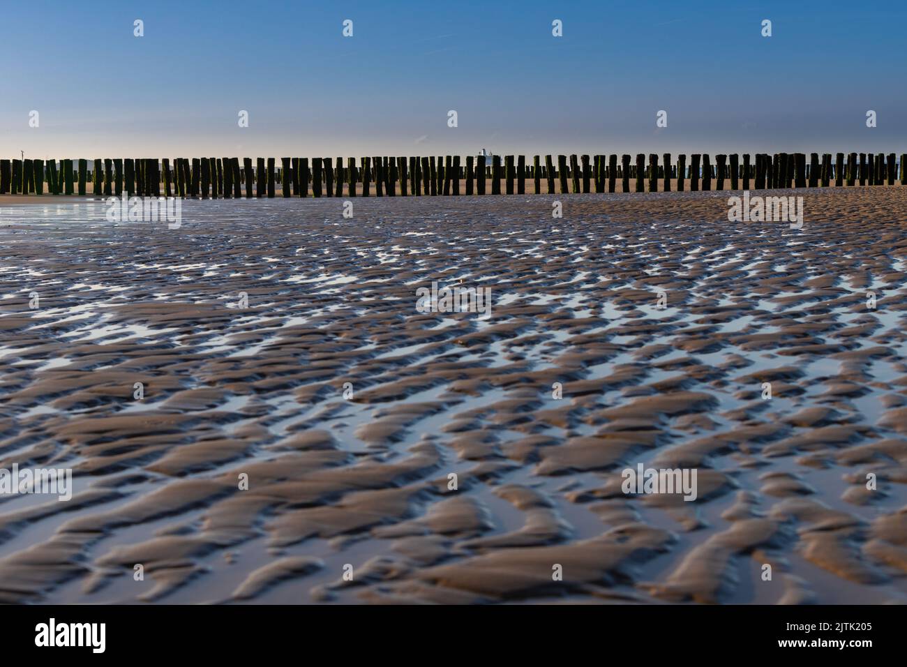 Rocks on the zeeland coast of the netherlands hi-res stock photography ...