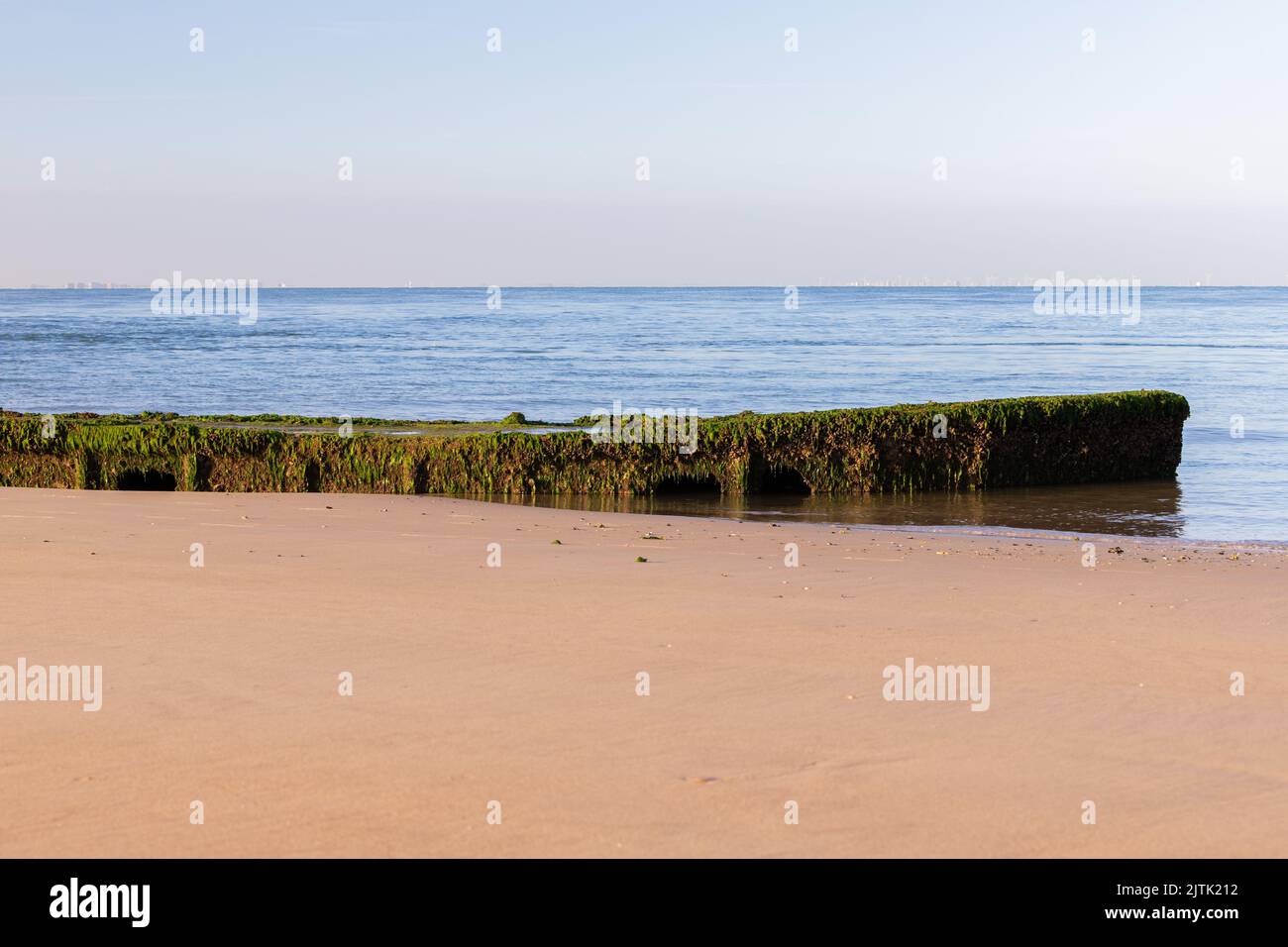 Rocks on the zeeland coast of the netherlands hi-res stock photography ...