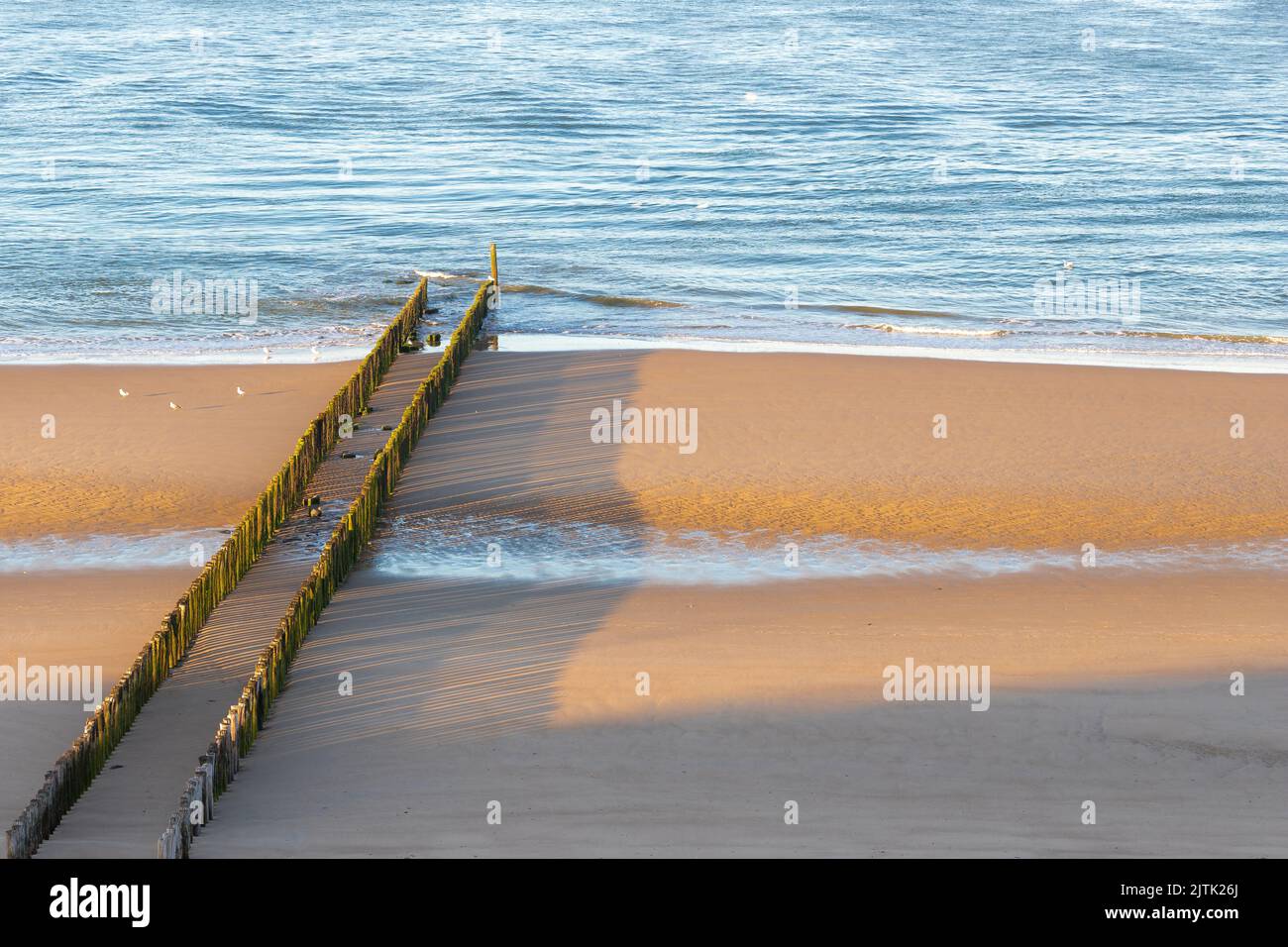 Rocks on the zeeland coast of the netherlands hi-res stock photography ...