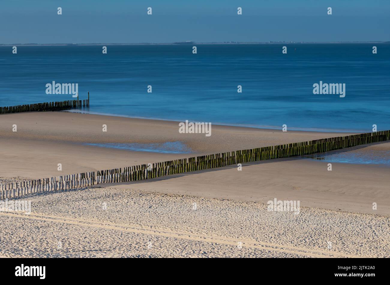 Rocks on the zeeland coast of the netherlands hi-res stock photography ...