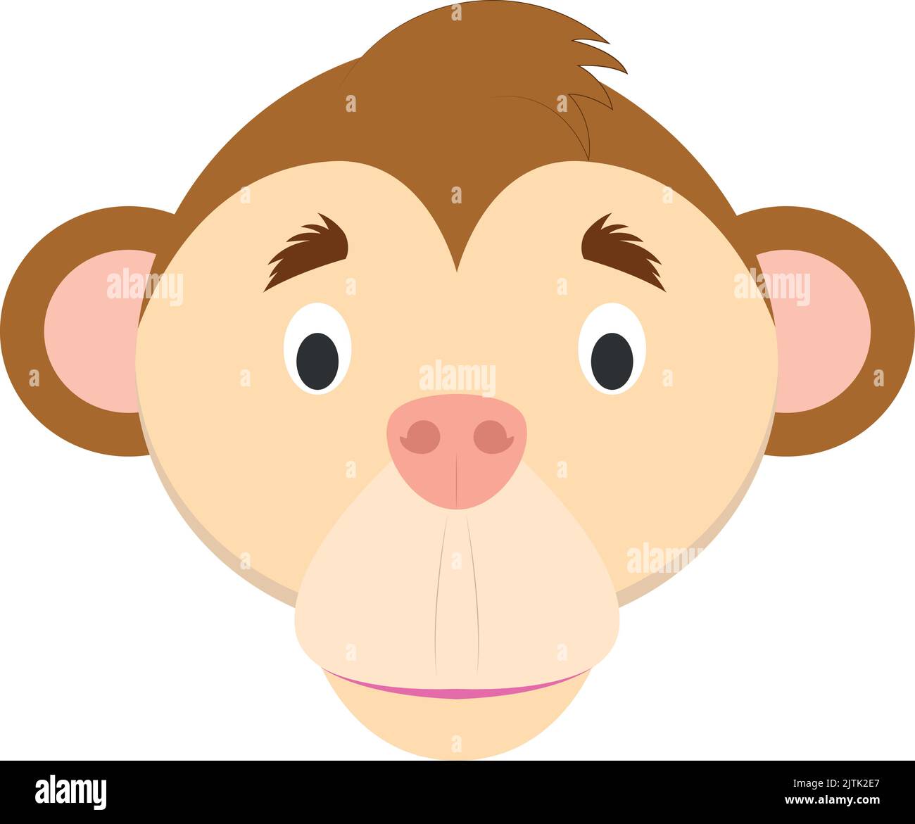 Vector vectors monkey Cut Out Stock Images & Pictures - Alamy