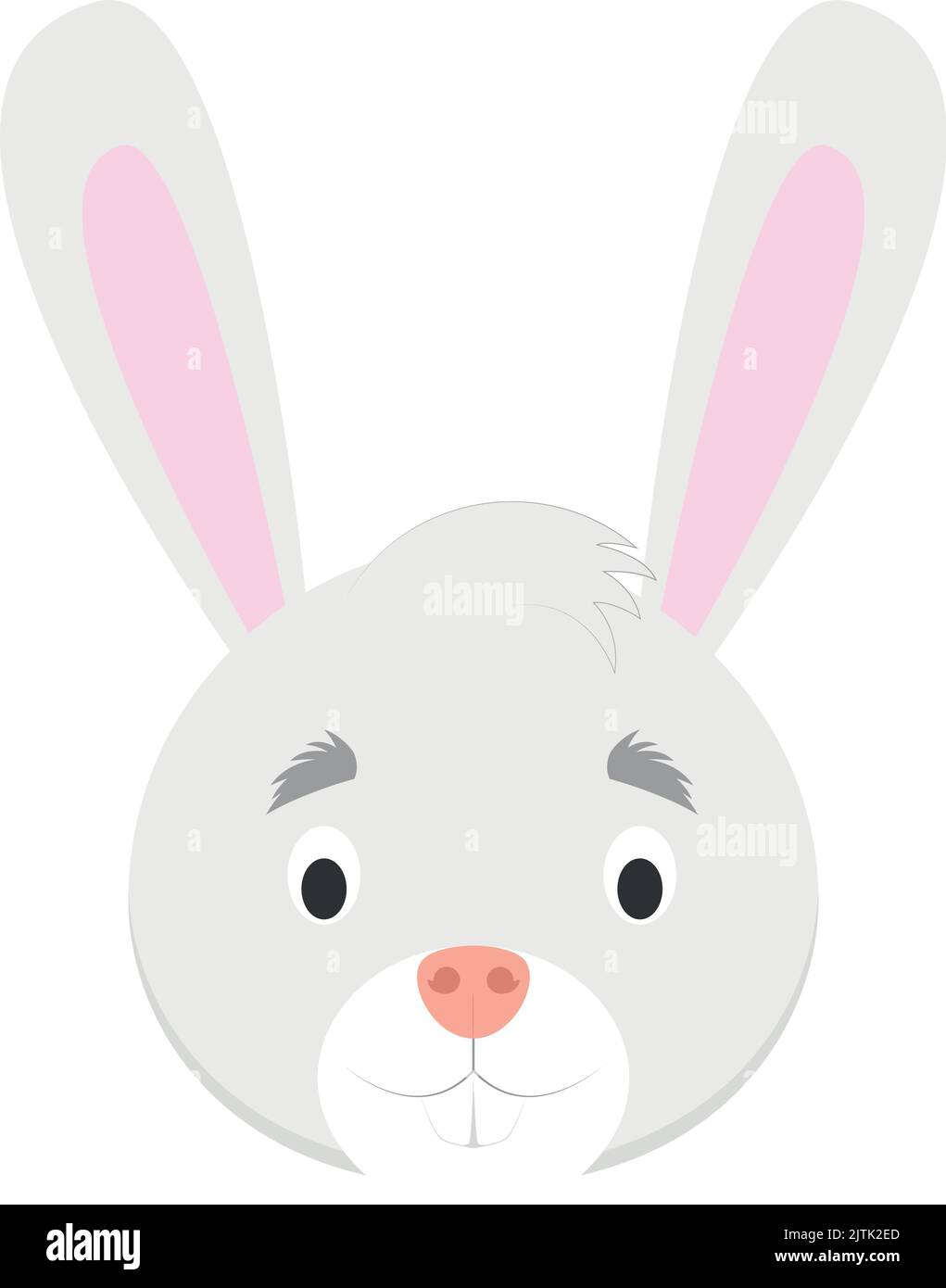 Cartoon rabbit face Stock Vector Images - Alamy