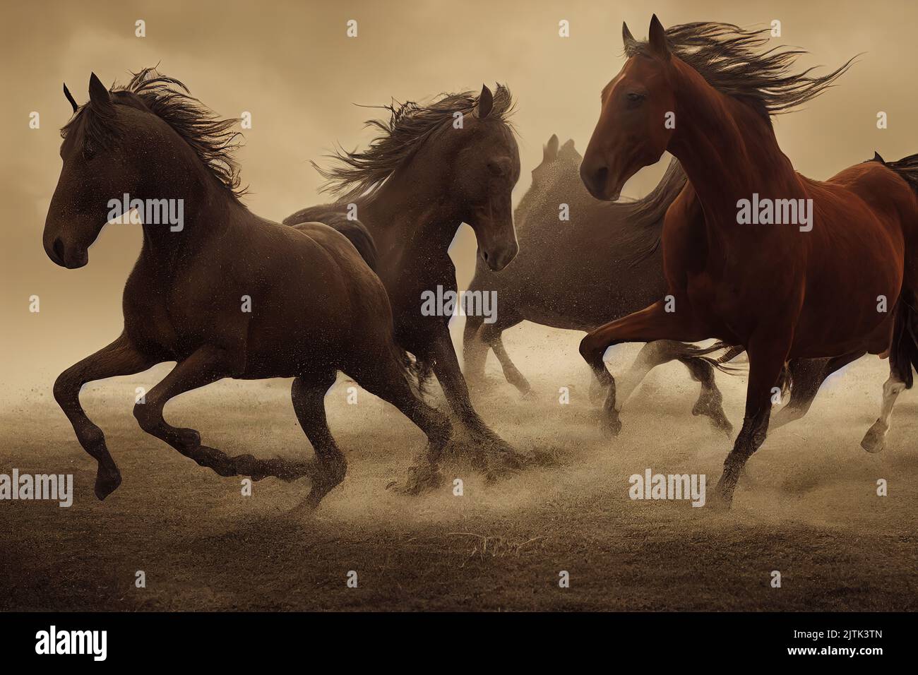 Wild Horses Running Video
