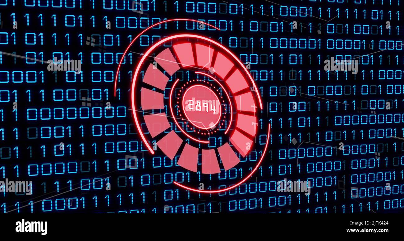 Abstract binary code motion graphic hi-res stock photography and images - Alamy