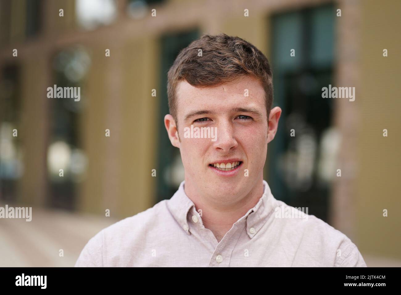 Rory Brown, who spent 11 years in the care system, attends the launch ...