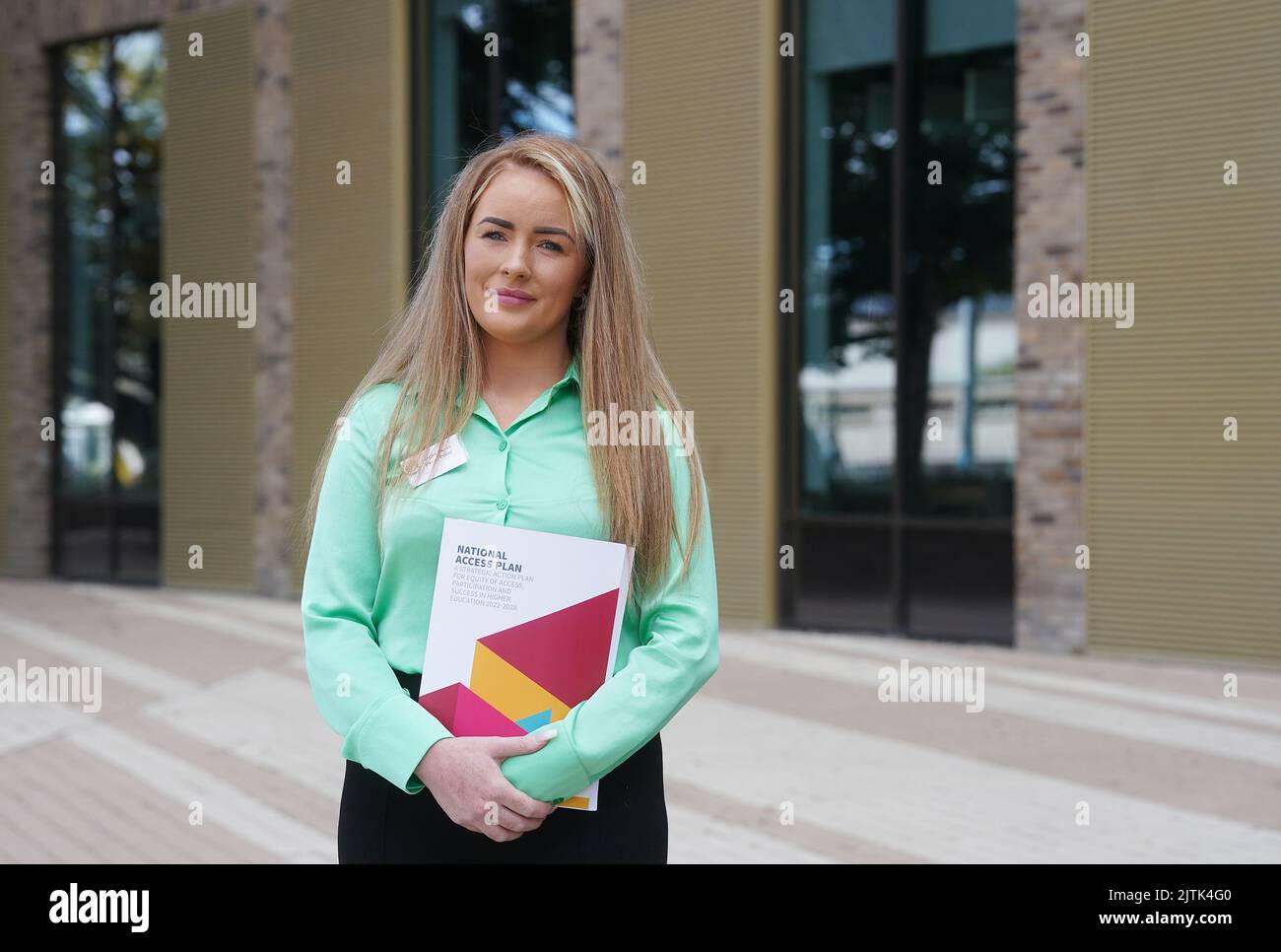 Megan Berry, who is a member of the Traveller community, attends the ...