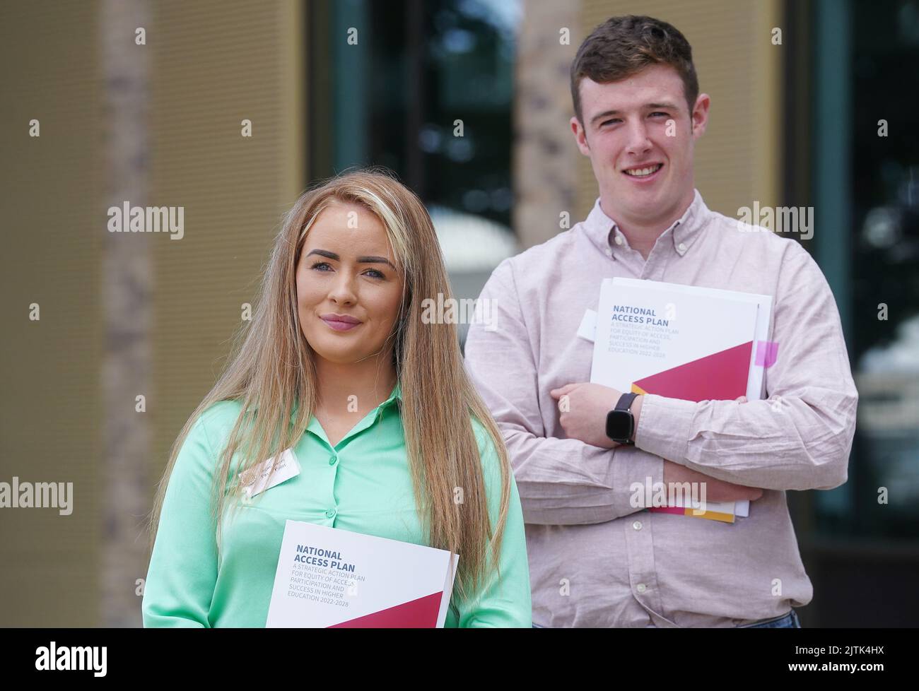Megan Berry (left), who is a member of the Traveller community, and ...