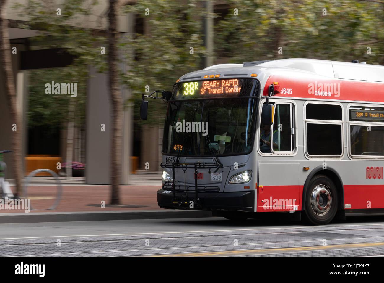 MUNI Bus, San Francisco, CA Stock Photo - Alamy