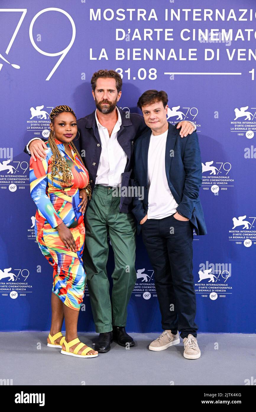 Glory Kevin , Roberto De Paolis , Lino Musella 79th Venice Film ... Glory Kevin , Roberto De Paolis , Lino Musella 79th Venice Film ...