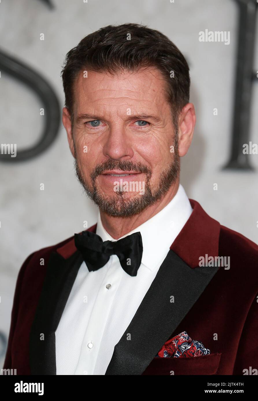 Lloyd Owen attends The Lord of the Rings: The Rings of Power World Premiere in Leicester Square ...