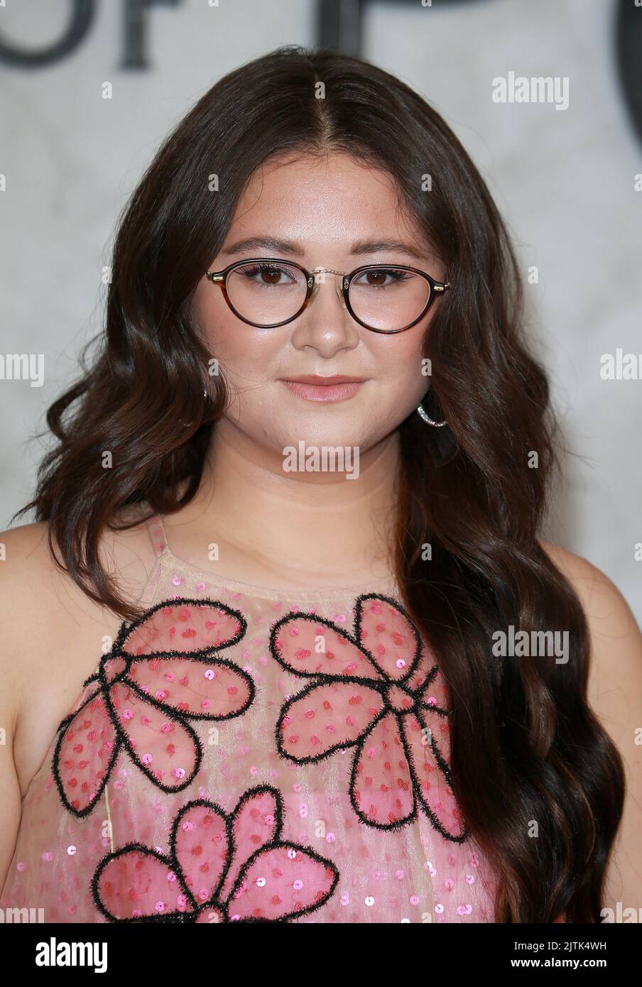 Megan Richards attends The Lord of the Rings: The Rings of Power World ...