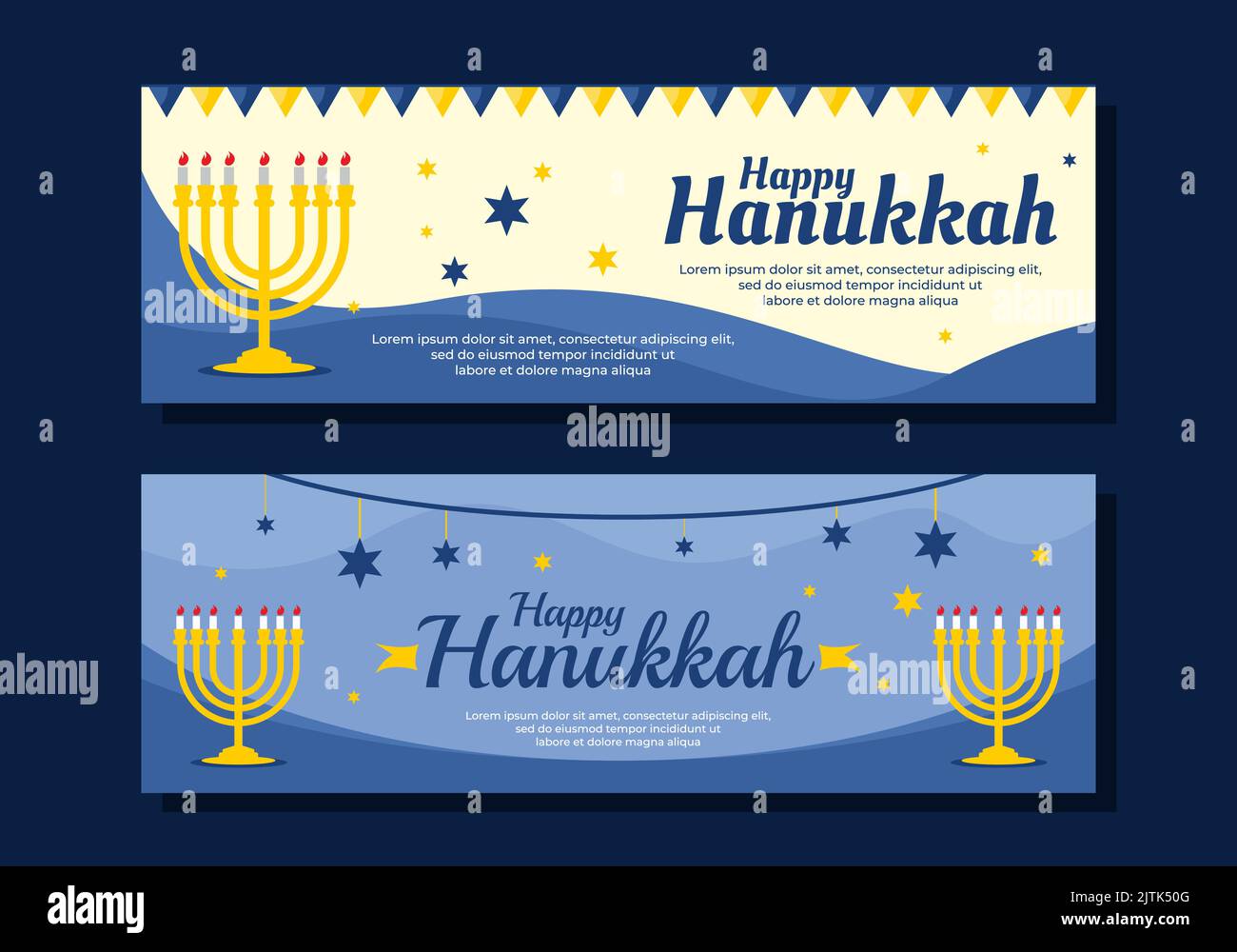Hanukkah festive icon set Stock Vector Images - Alamy
