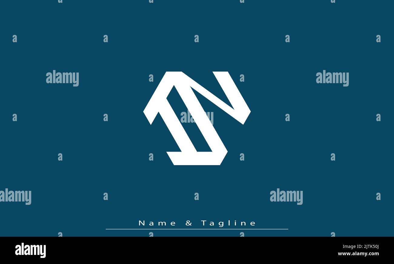 In initials logo hi-res stock photography and images - Alamy