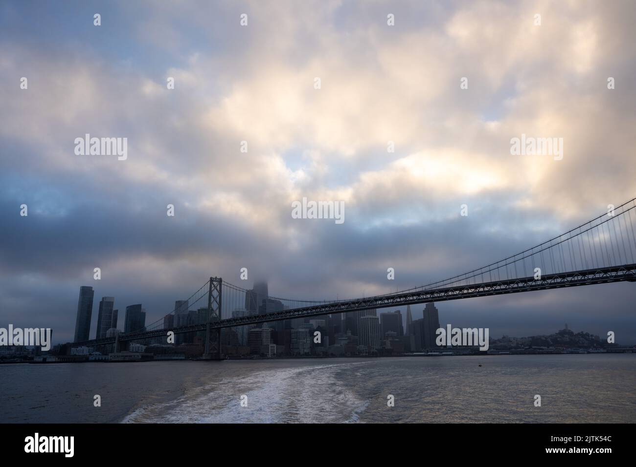 San Francisco from the Oakland Alameda Ferry Stock Photo - Alamy