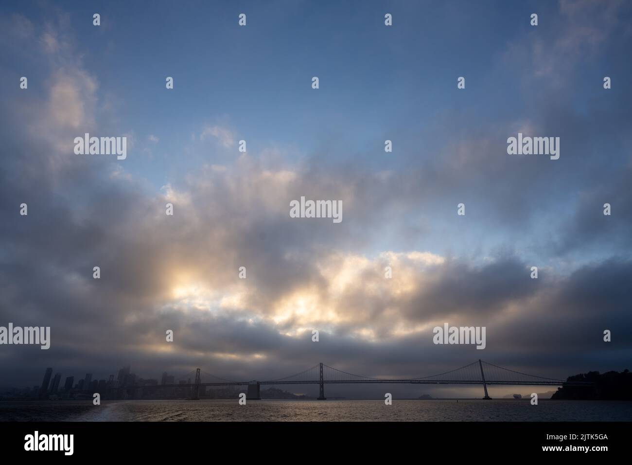 San Francisco from the Oakland Alameda Ferry Stock Photo - Alamy