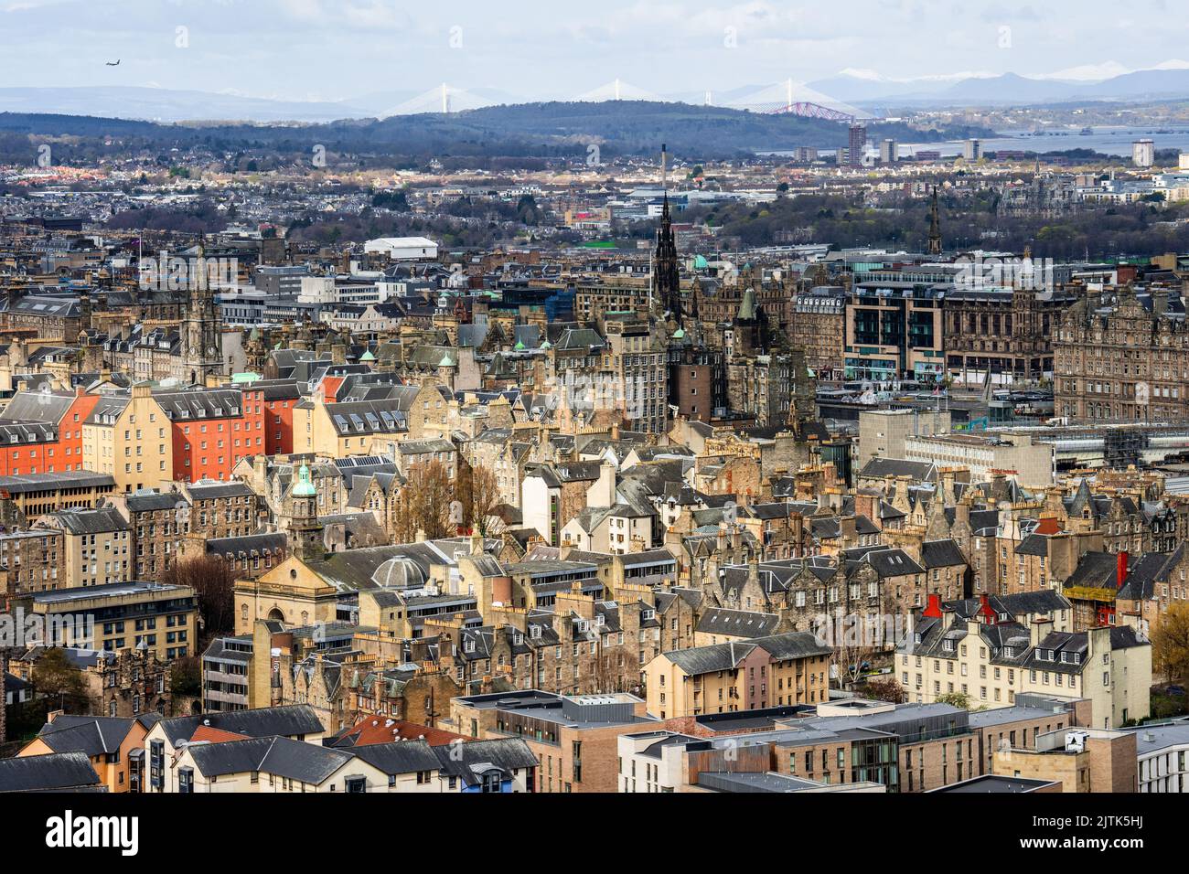 The beautiful architecture of Edinburgh. Scotland, United Kingdom Stock ...