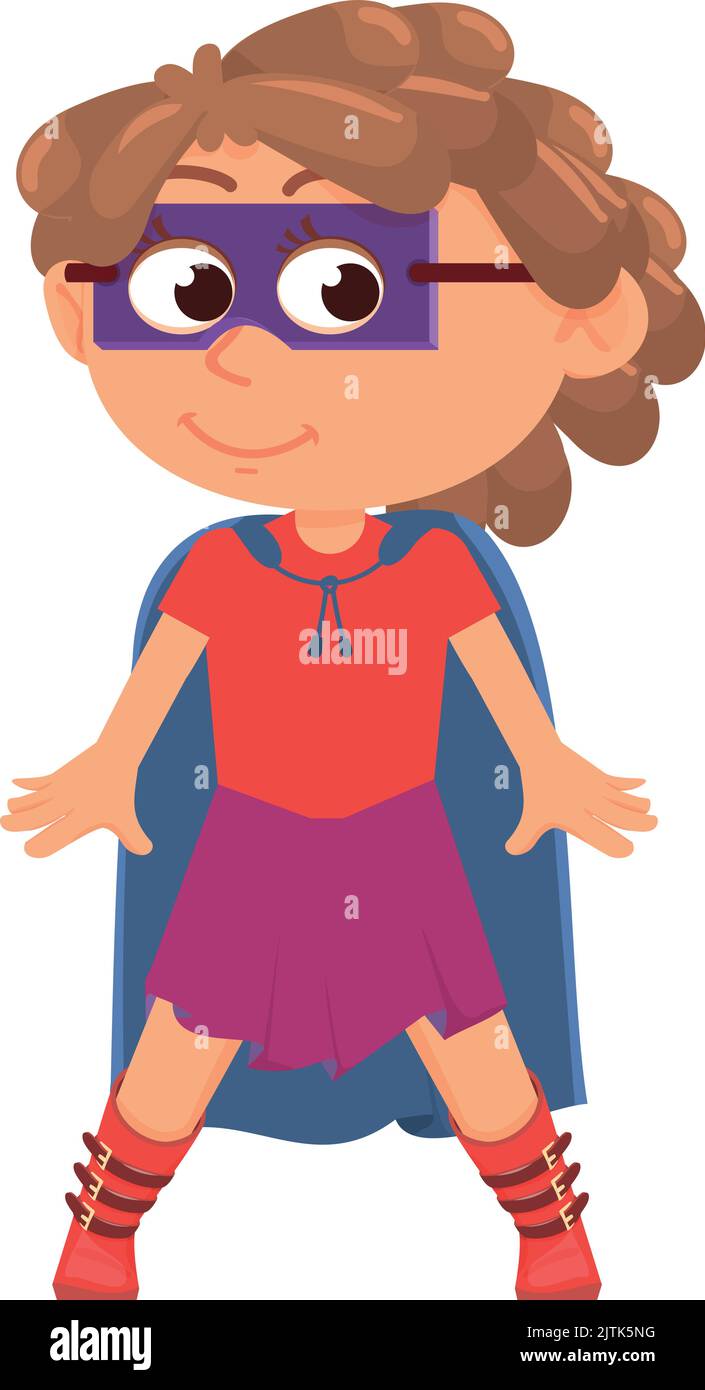 Courageous girl character hi-res stock photography and images - Alamy