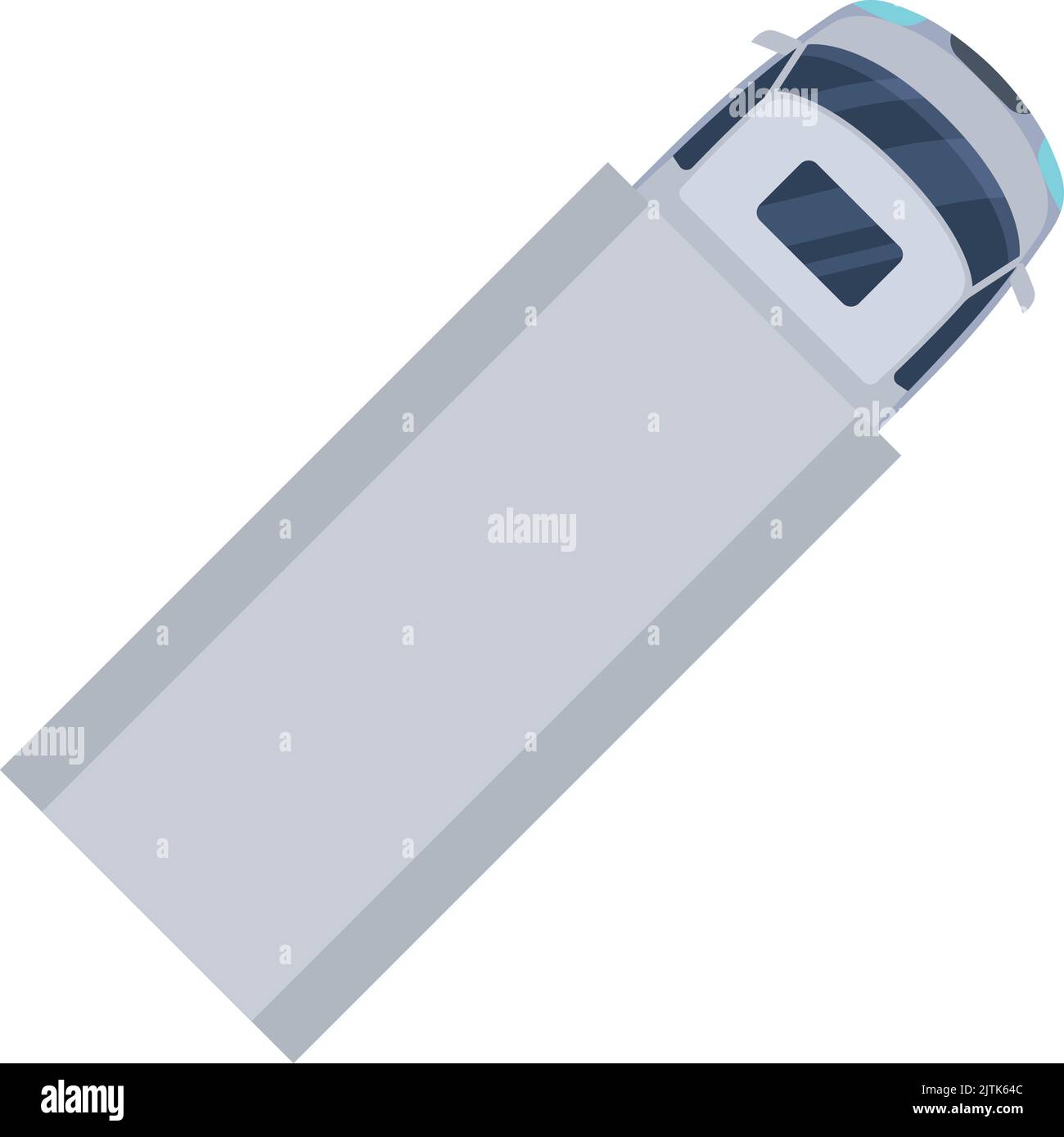 Shipping truck icon. Cargo transport top view Stock Vector Image & Art ...