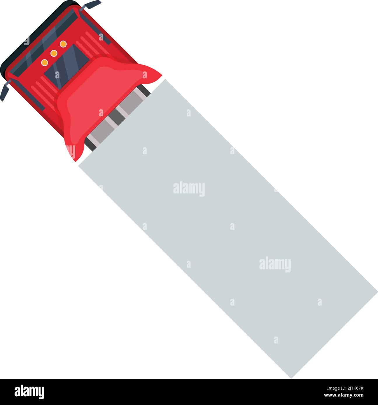 Cargo truck top view. Lorry cartoon icon Stock Vector Image & Art - Alamy