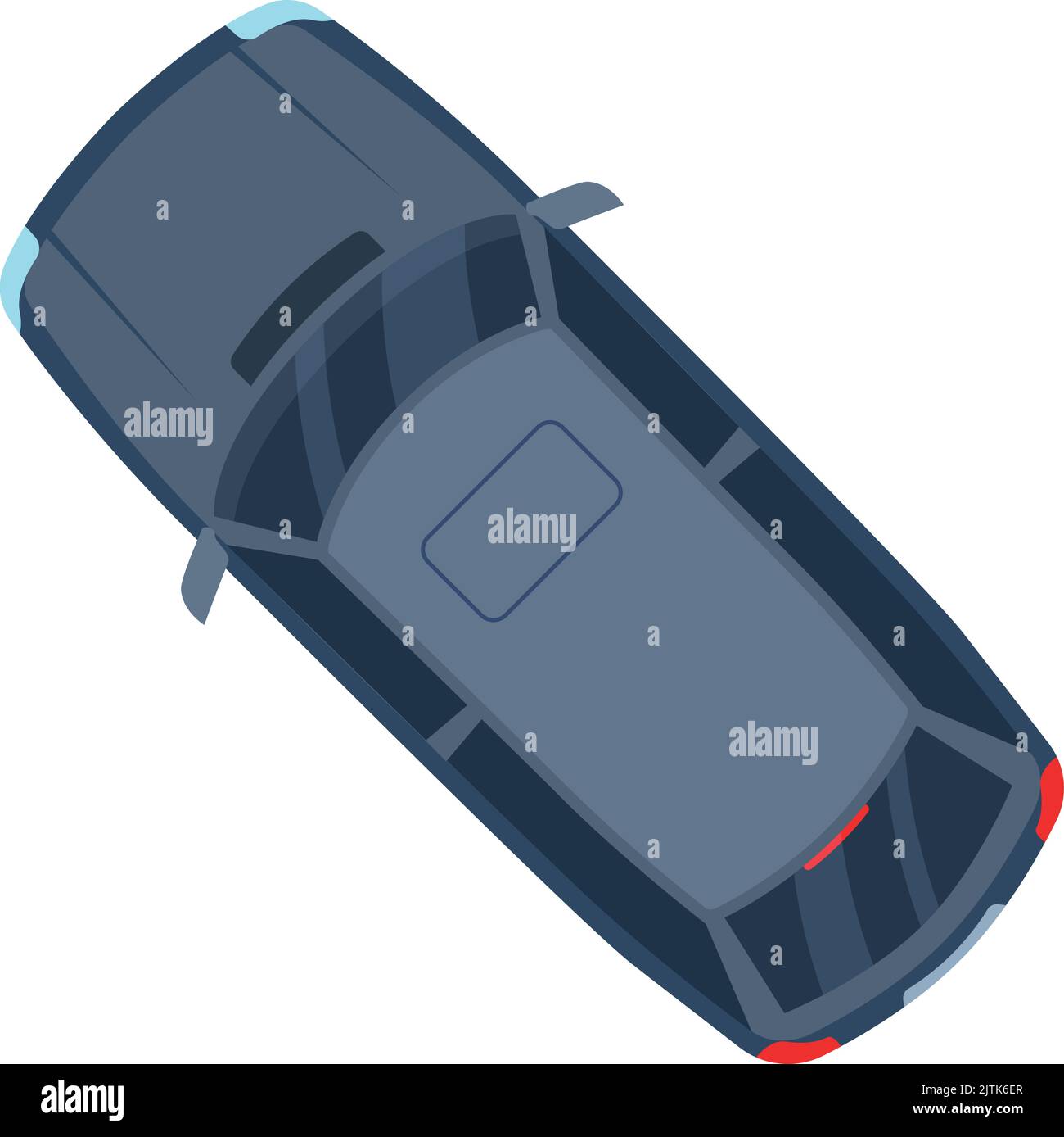 Black suv top view. Crossover car icon Stock Vector Image & Art - Alamy