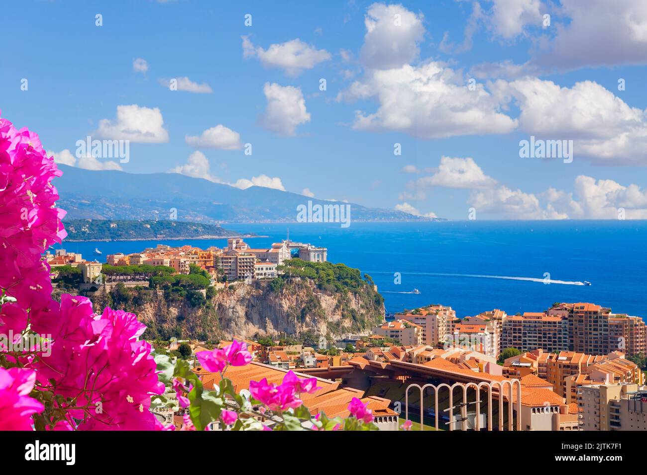 Panoramic view of Monte Carlo, Monaco Stock Photo - Alamy