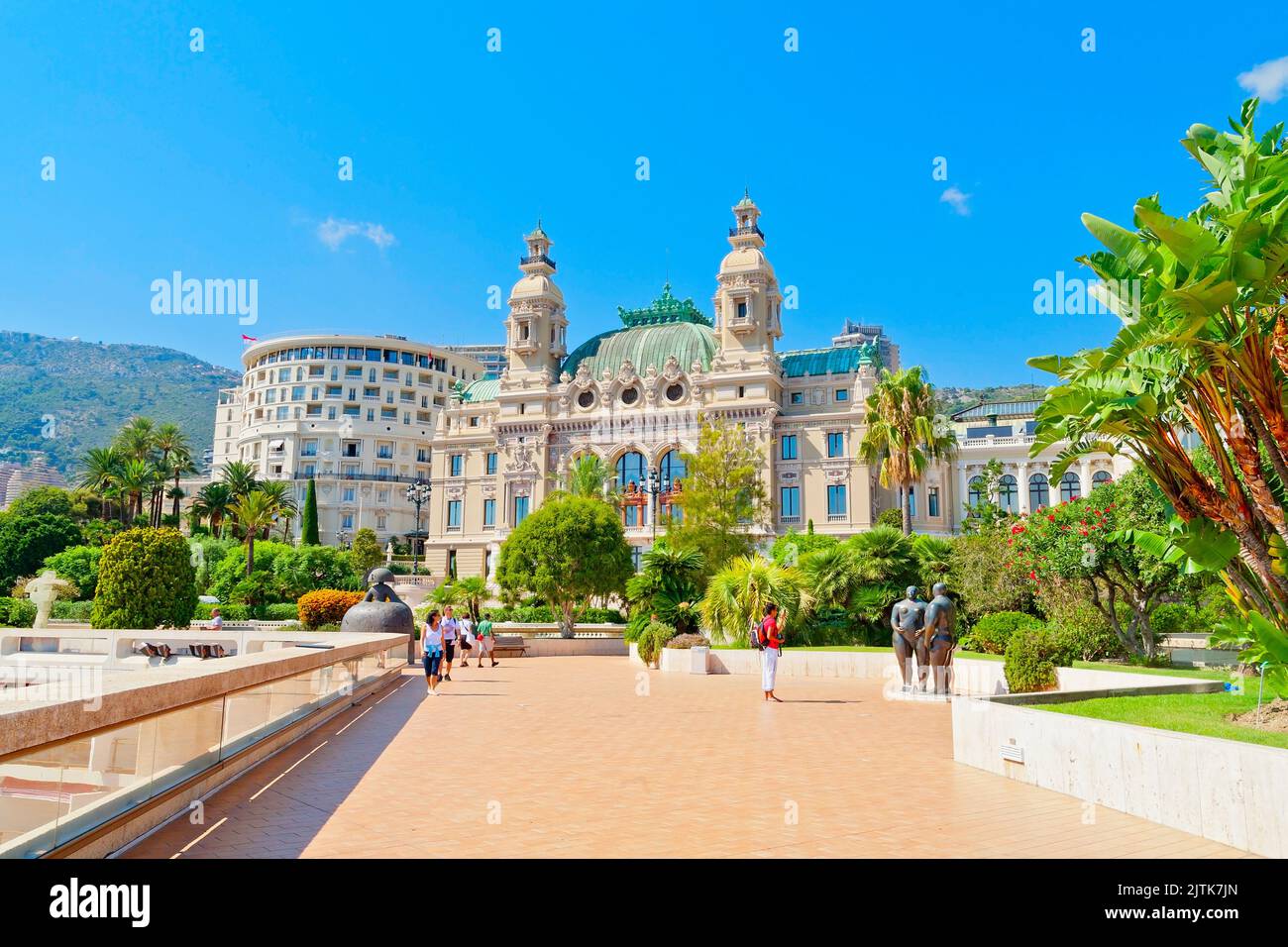 Panoramic view of Monte Carlo, Monaco Stock Photo - Alamy