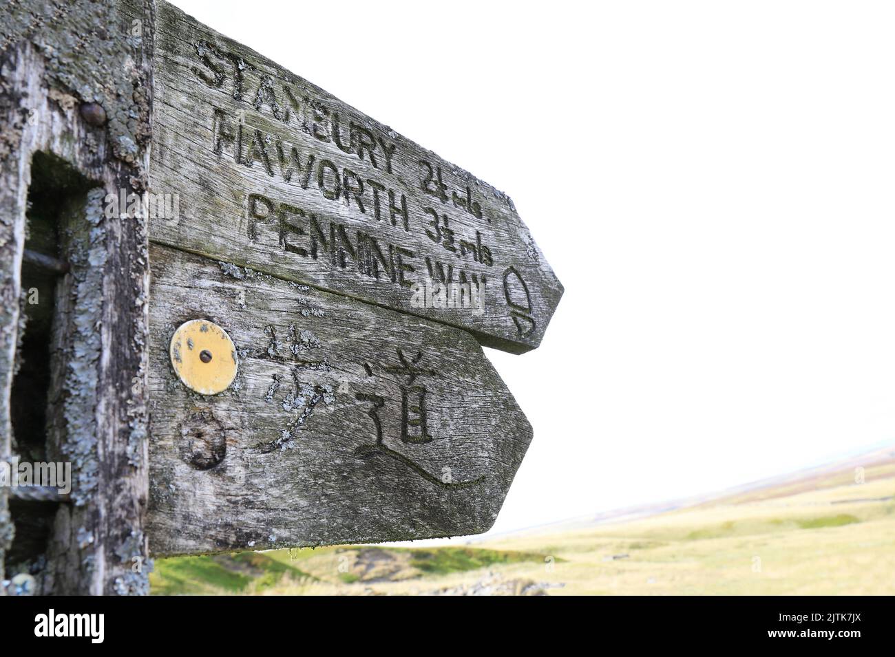 Walk from Stanbury on the Yorkshire Dales, via the Bronte Way to Top ...
