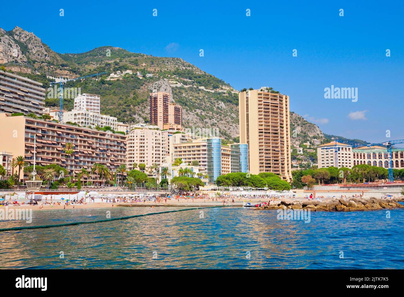 Panoramic view of Monte Carlo, Monaco Stock Photo - Alamy