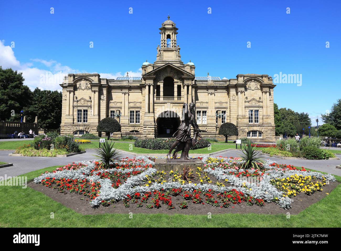 Cartwright Hall, in Lister Park, Bradford, where David Hockney's work ...