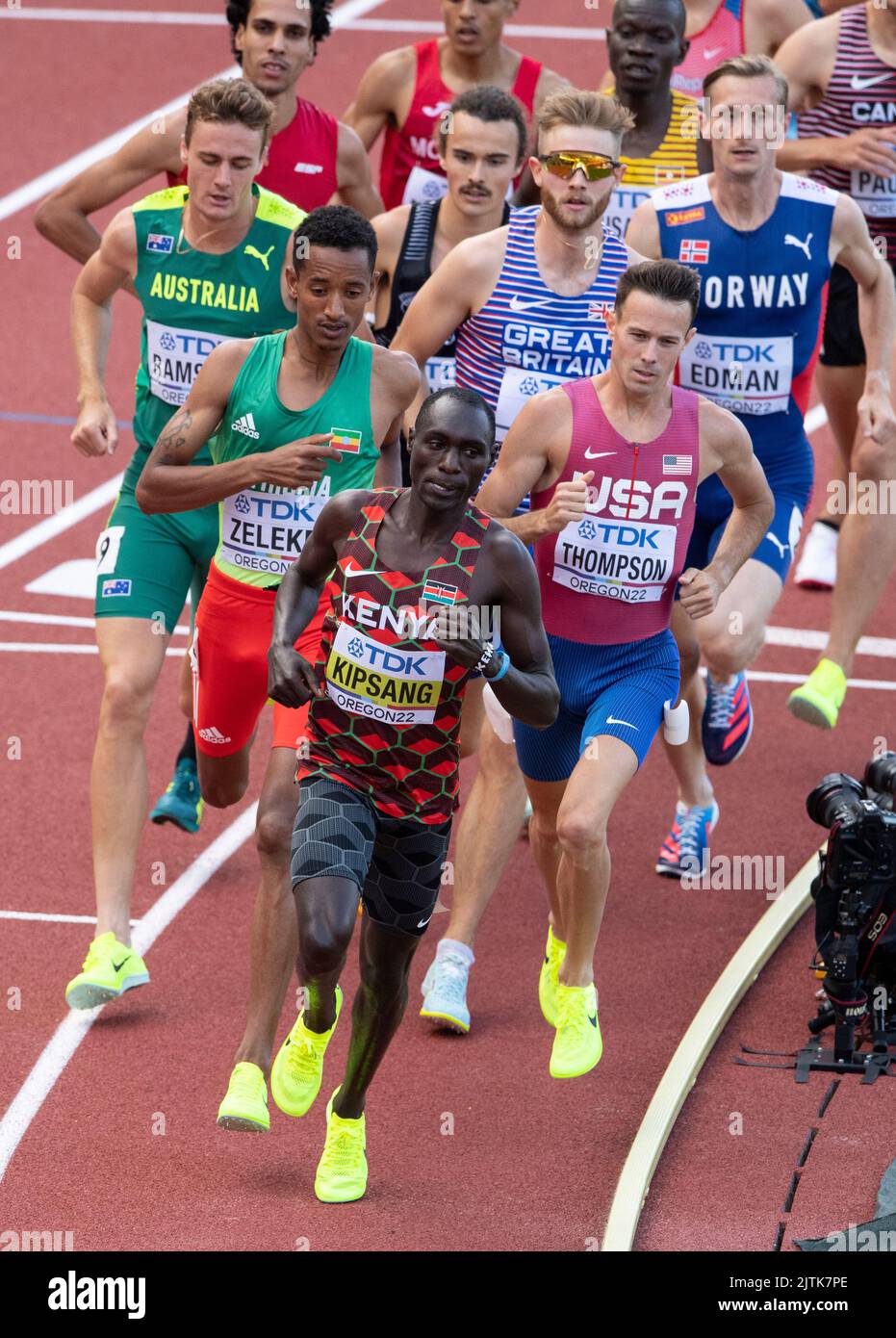 Abel Kipsang of Kenya competing in the men’s1500m heats at the World ...
