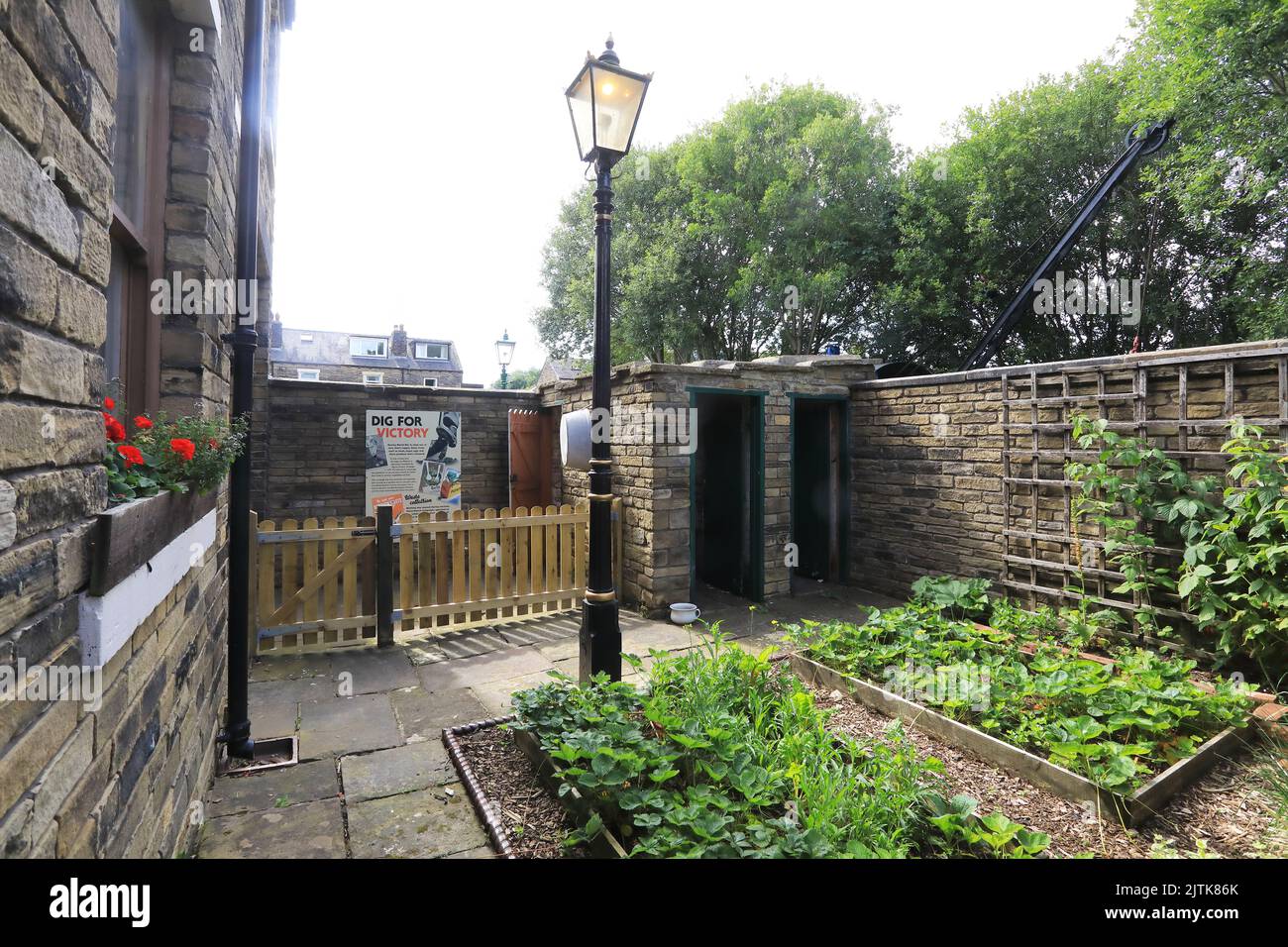 Gaythorne Row, 3 back to back houses, built in 1876 in Bradford, and ...