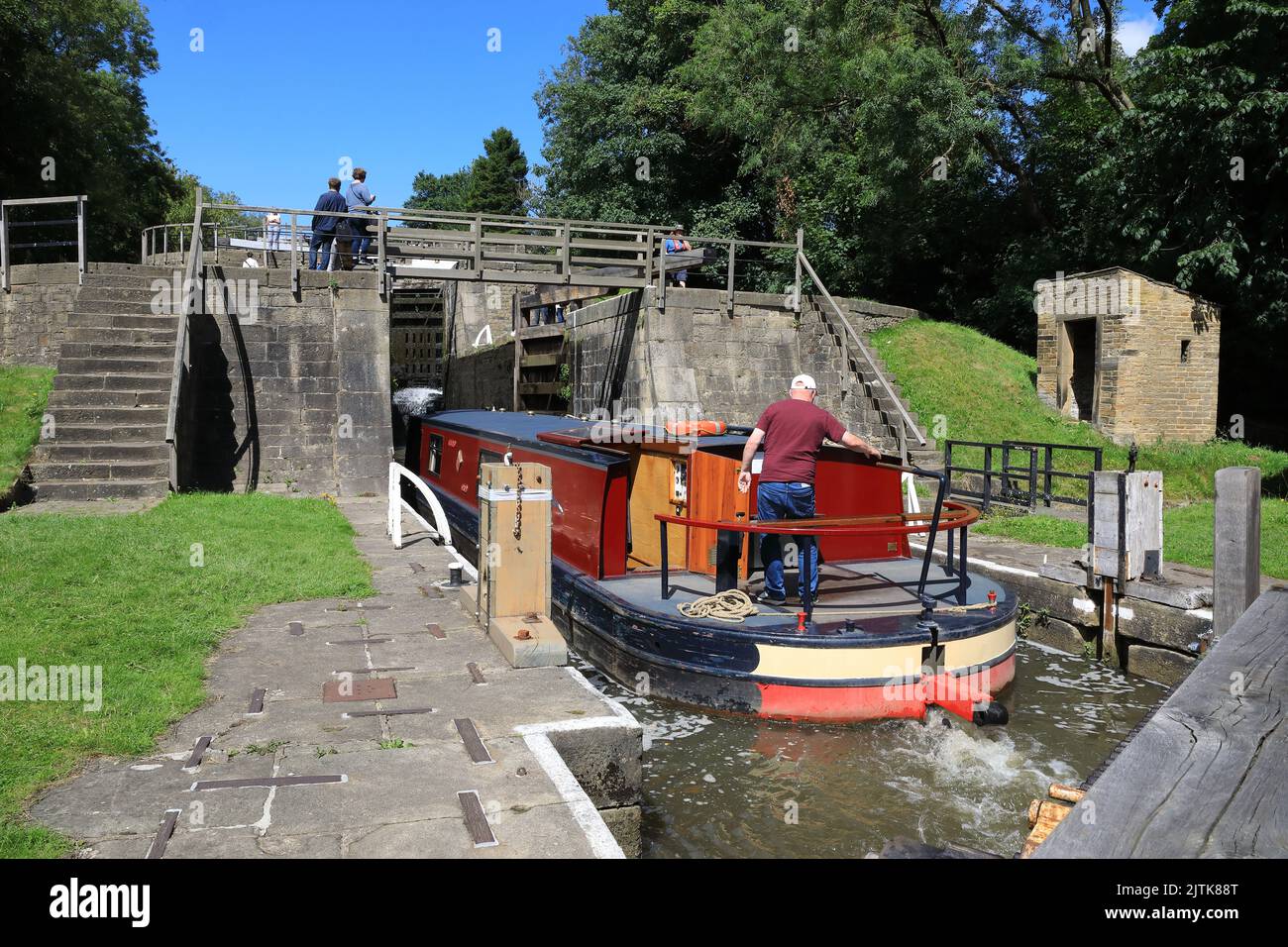 Bingley Five Rise Staircase Locks, one of the Seven Wonders of the ...