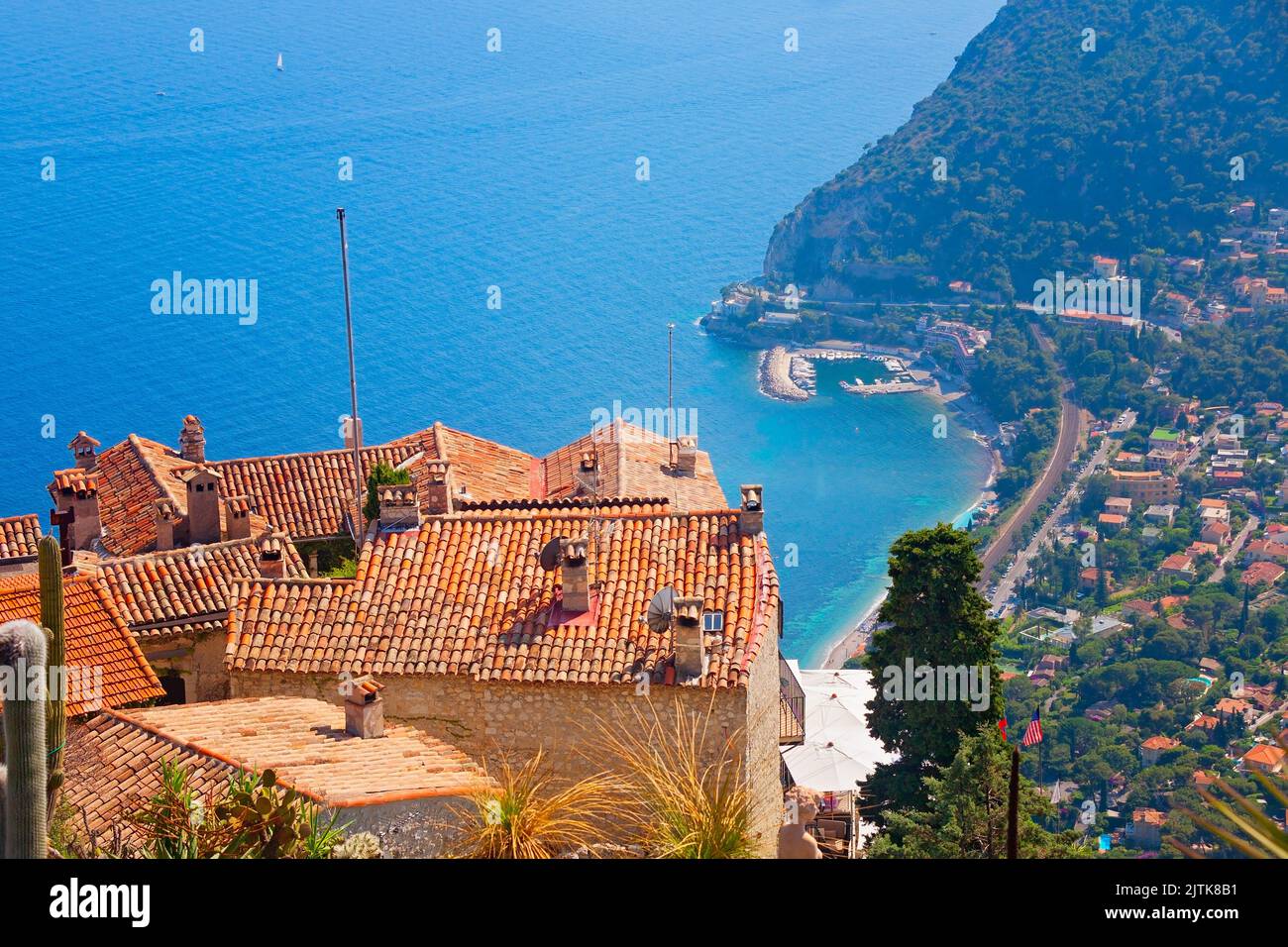Famous Village Eze in french riviera, France Stock Photo - Alamy