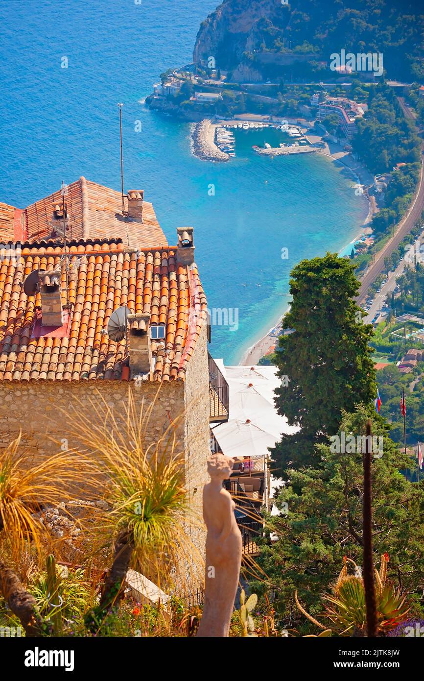 Famous Village Eze in french riviera, France Stock Photo - Alamy