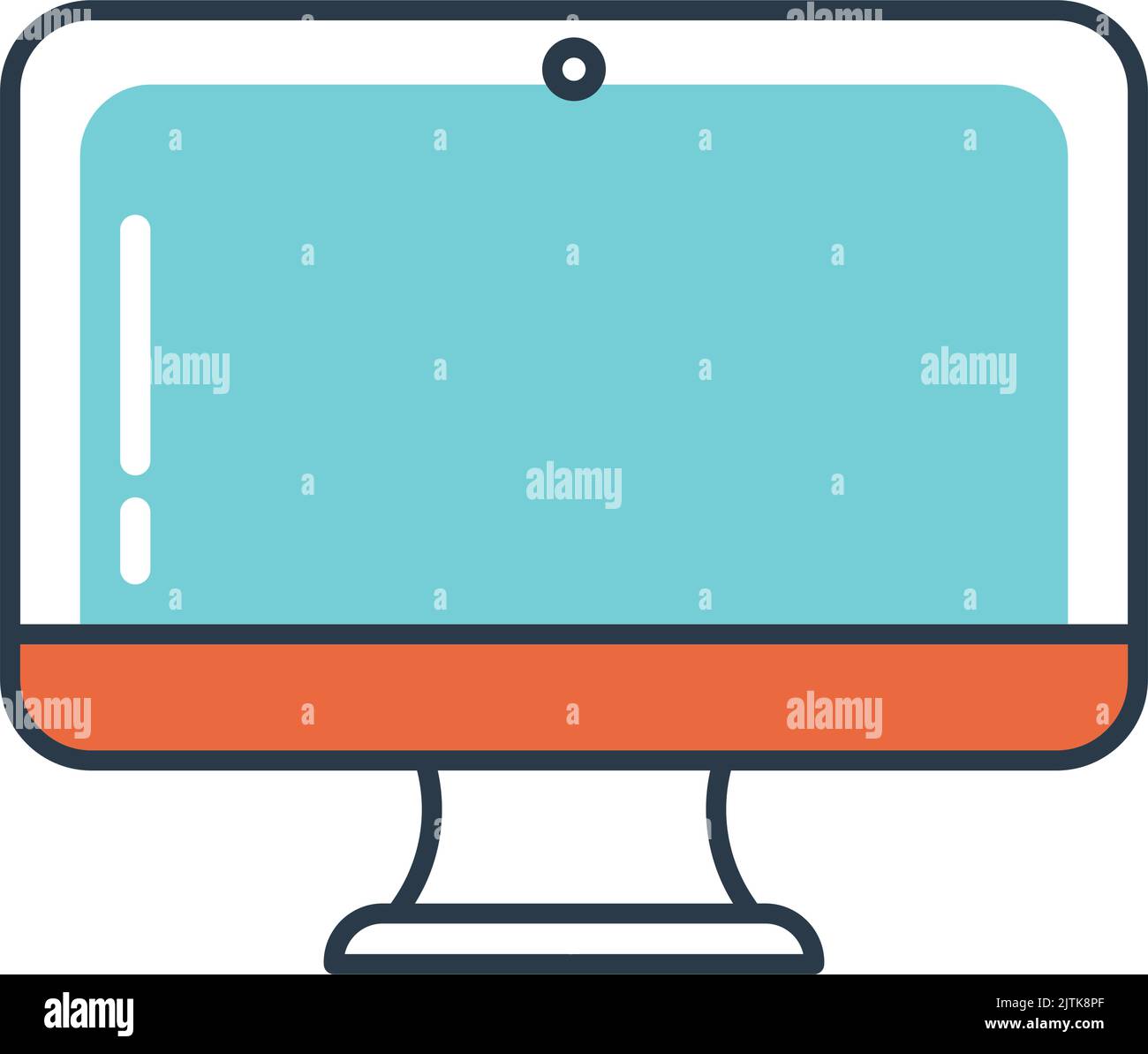 colorful pc monitor Stock Vector Image & Art - Alamy