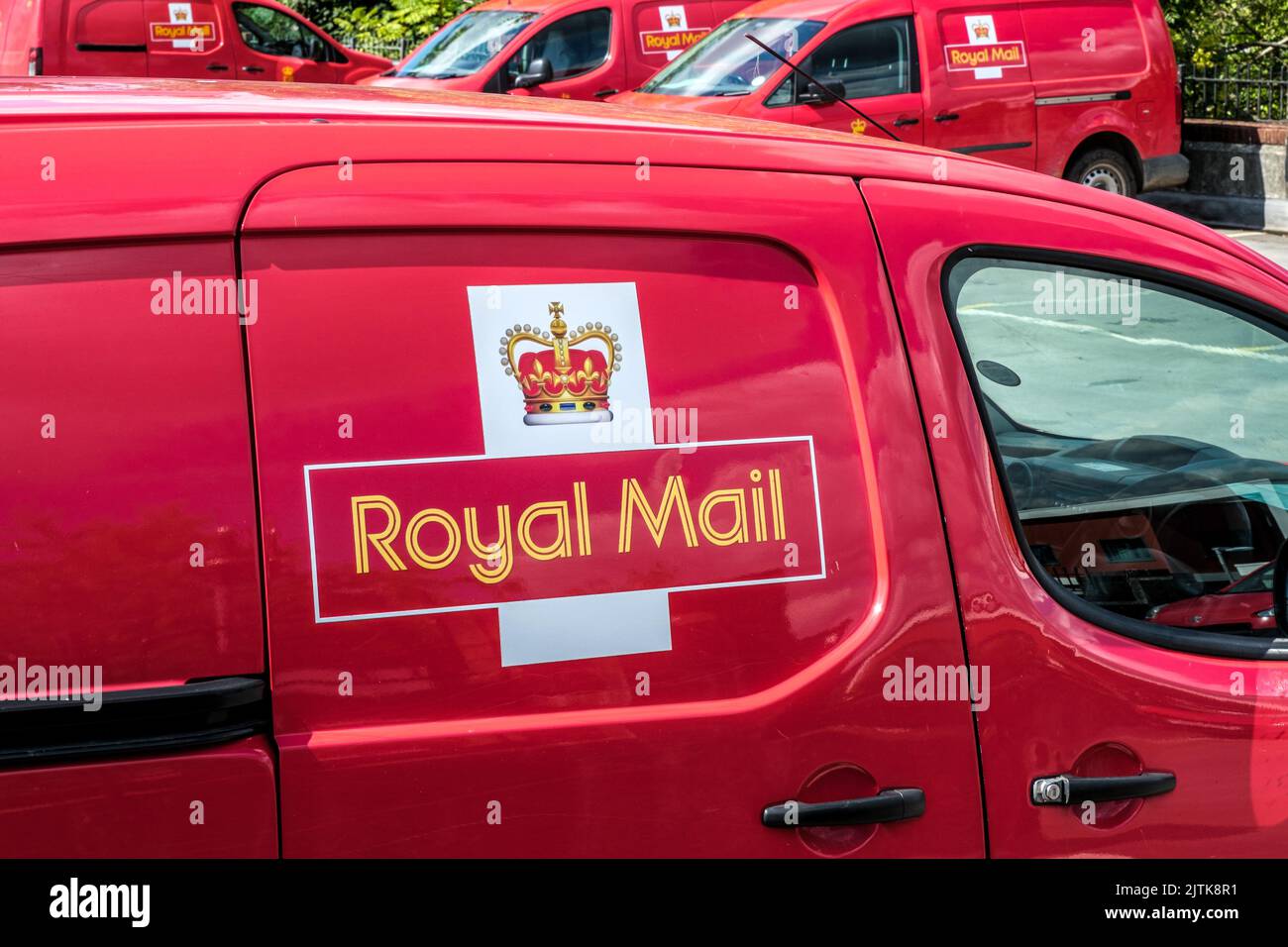 Dorking, Surrey Hills, London, UK, August 26 2022, Royal Mail Post ...
