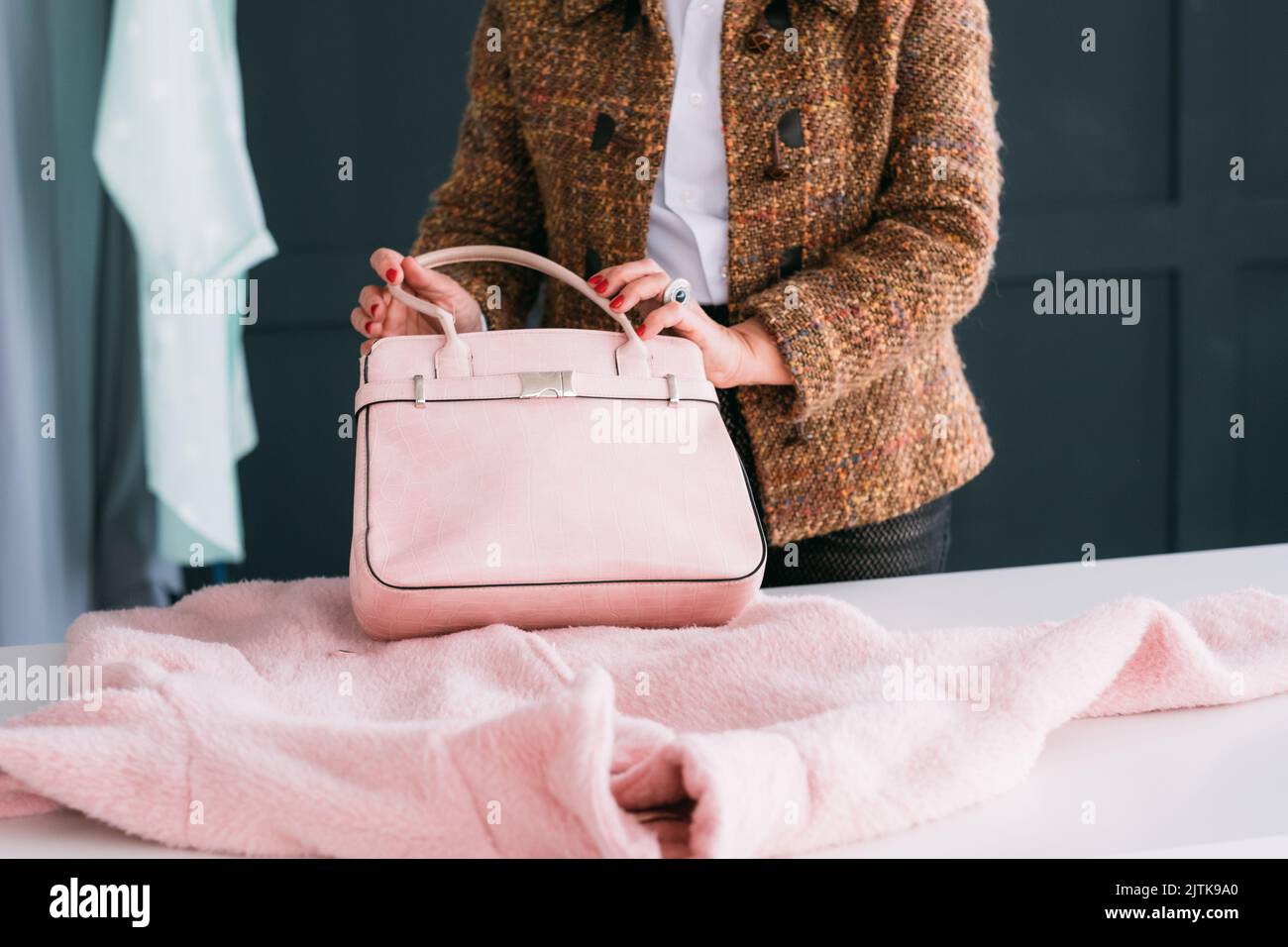 business female wardrobe shopping fashion trends Stock Photo - Alamy